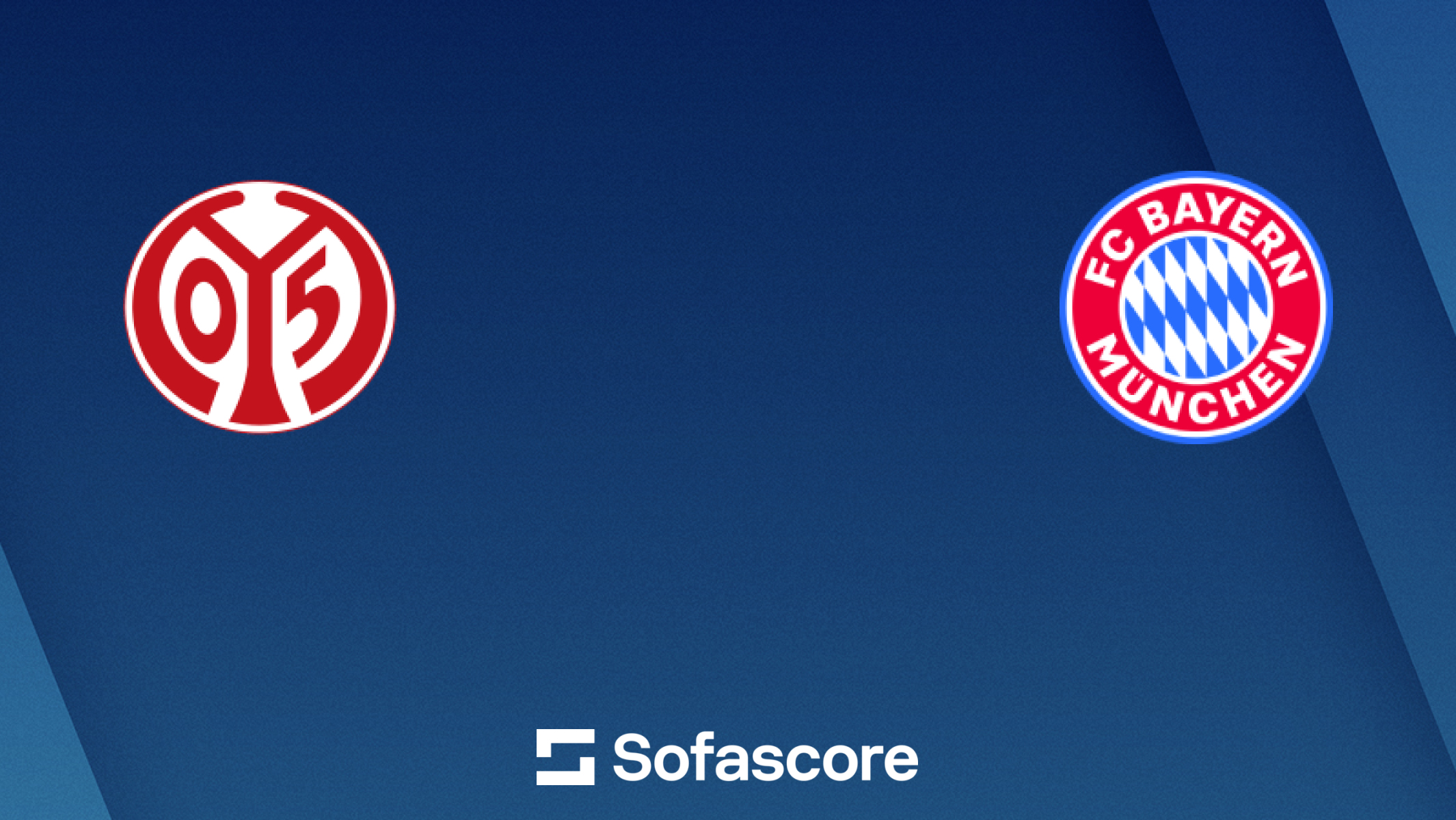 1. FSV Mainz 05 - FC Bayern München 比分直播和交战记录和首发阵容 | Sofascore