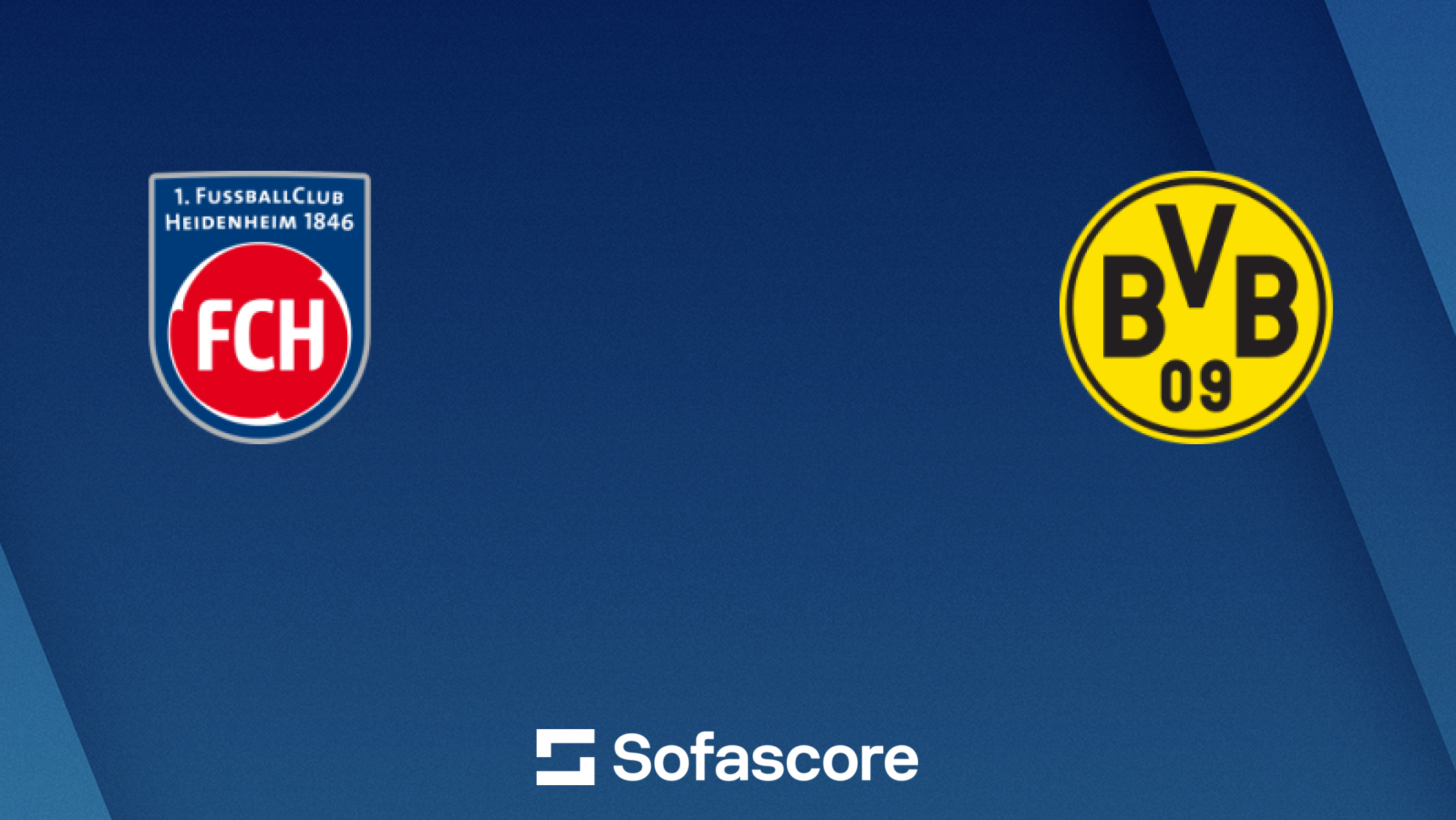 1. FC Heidenheim vs Borussia Dortmund live score, H2H and lineups | Sofascore