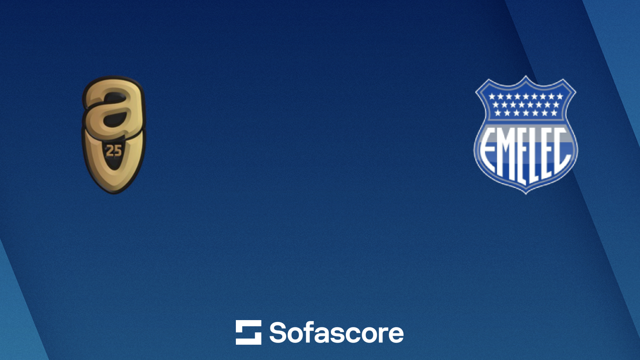 Deportivo Av25 vs Emelec live score, H2H and lineups | Sofascore