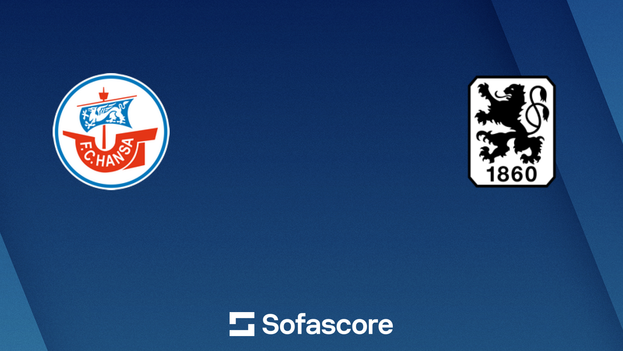 F.C. Hansa Rostock vs TSV 1860 München live score, H2H and lineups | Sofascore