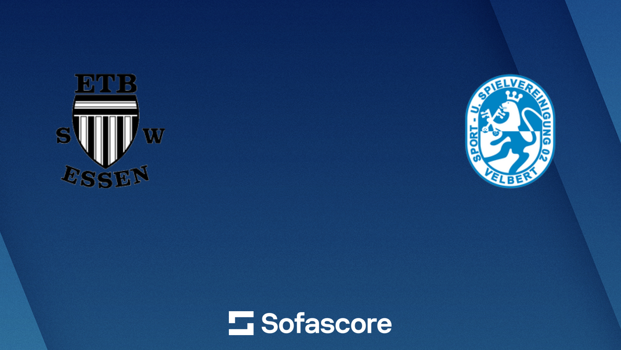 Schwarz-Weiss Essen vs SSVg Velbert live score, H2H and lineups | Sofascore