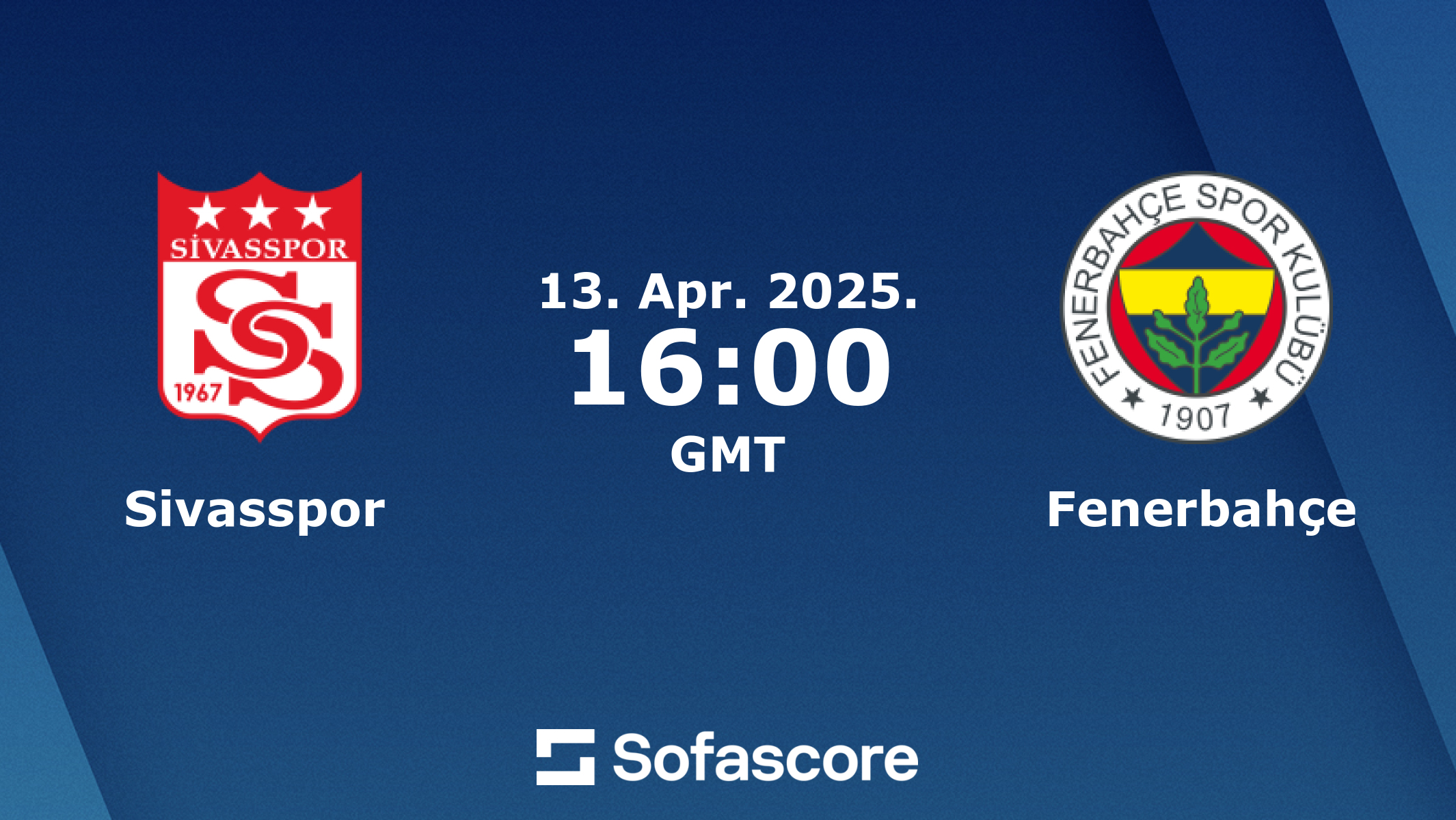 Sivasspor vs Fenerbahce live score H2H and lineups Sofascore