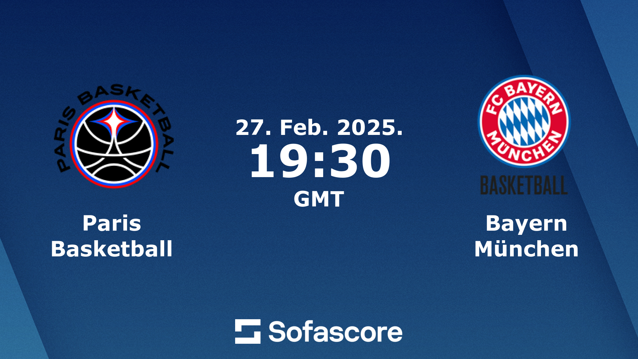 Paris Basketball vs Bayern scores predictions Sofascore