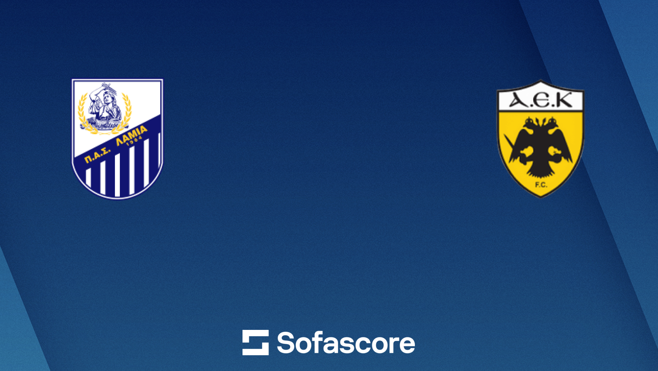 PAS Lamia 1964 vs AEK Athens live score, H2H and lineups | Sofascore