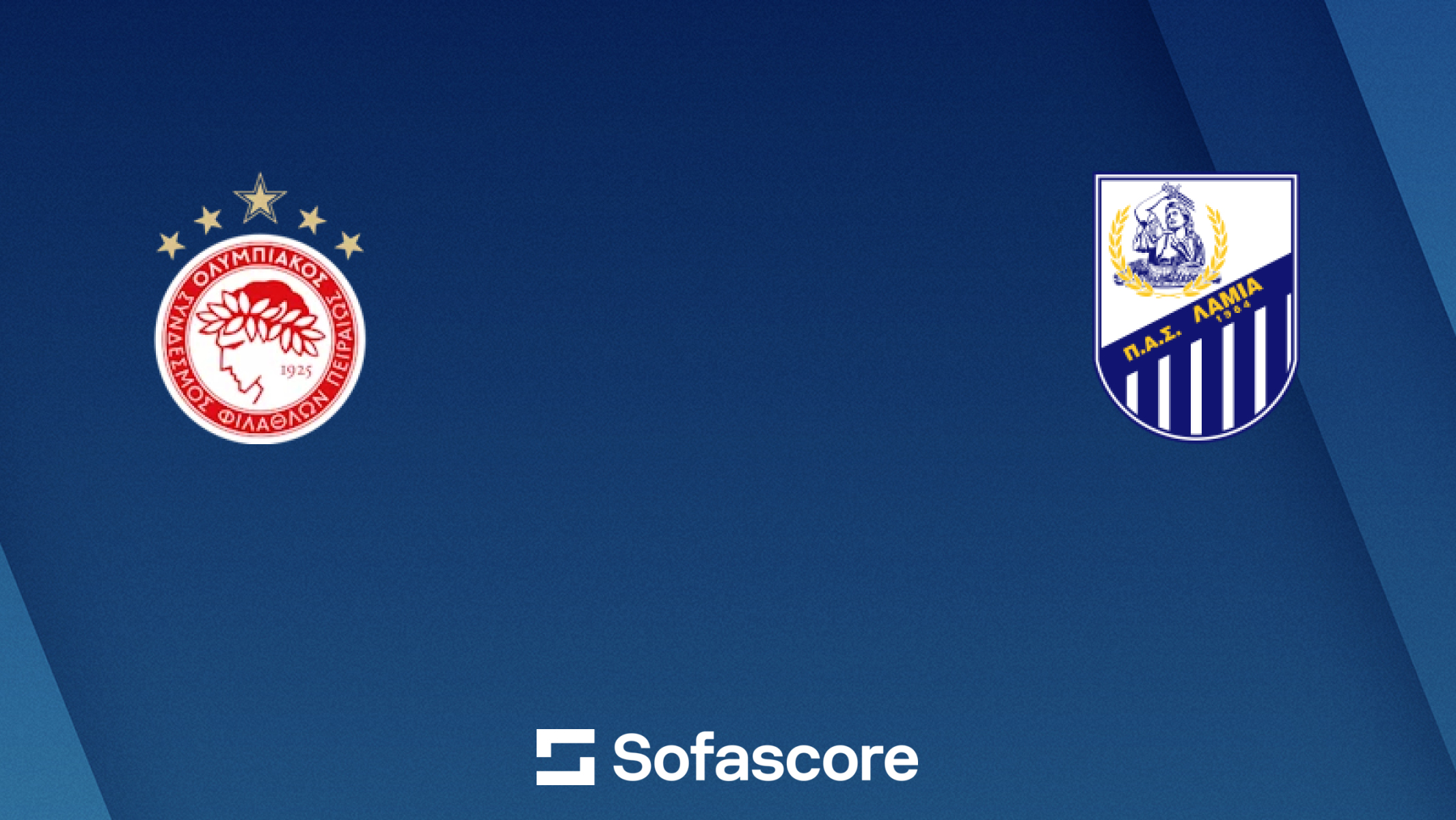 Olympiacos FC - PAS Lamia 1964 ζωντανά σκορ, H2H και Συνθέσεις | Sofascore