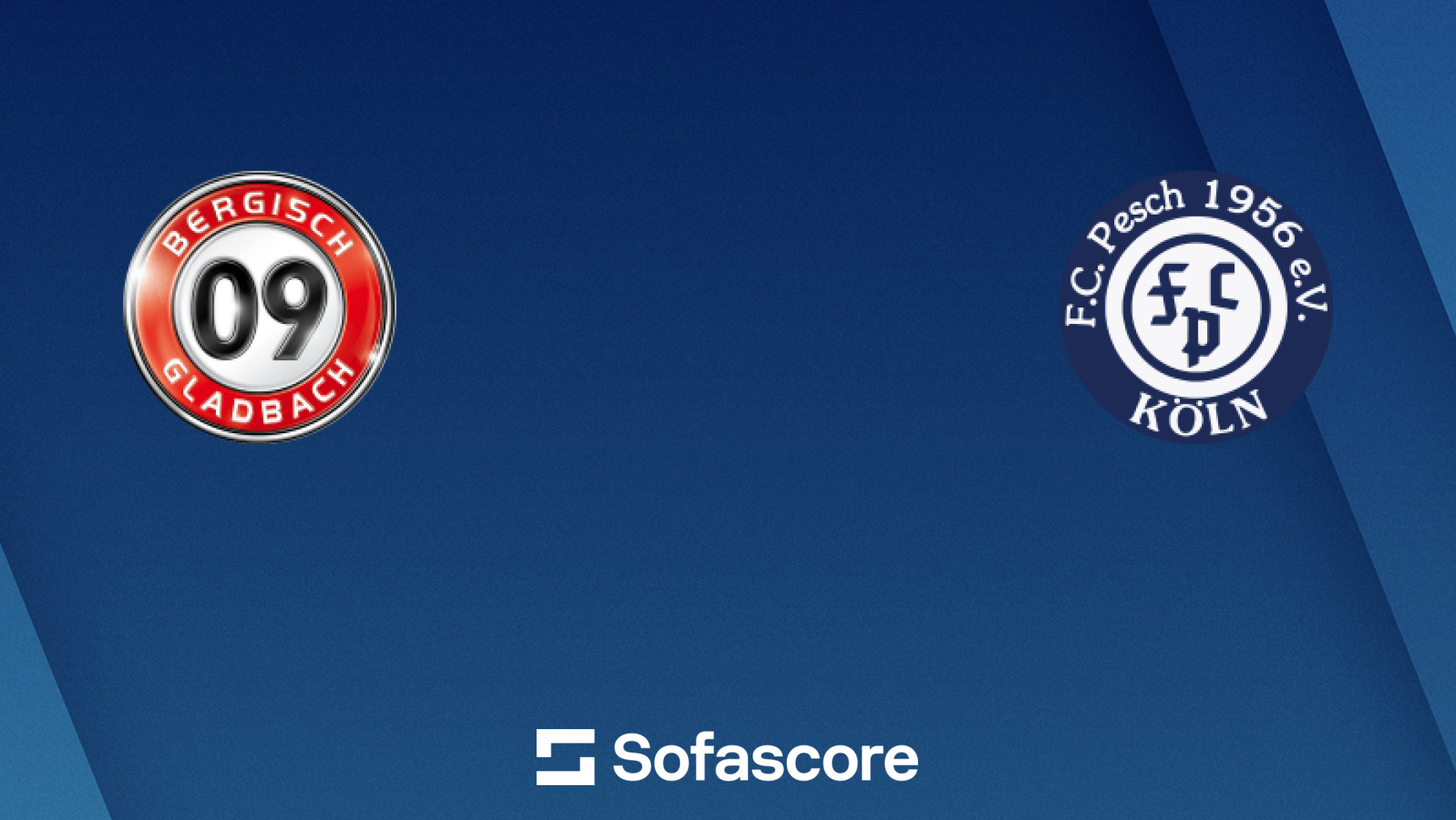 SV Bergisch Gladbach 09 vs FC Pesch live score, H2H and lineups | Sofascore