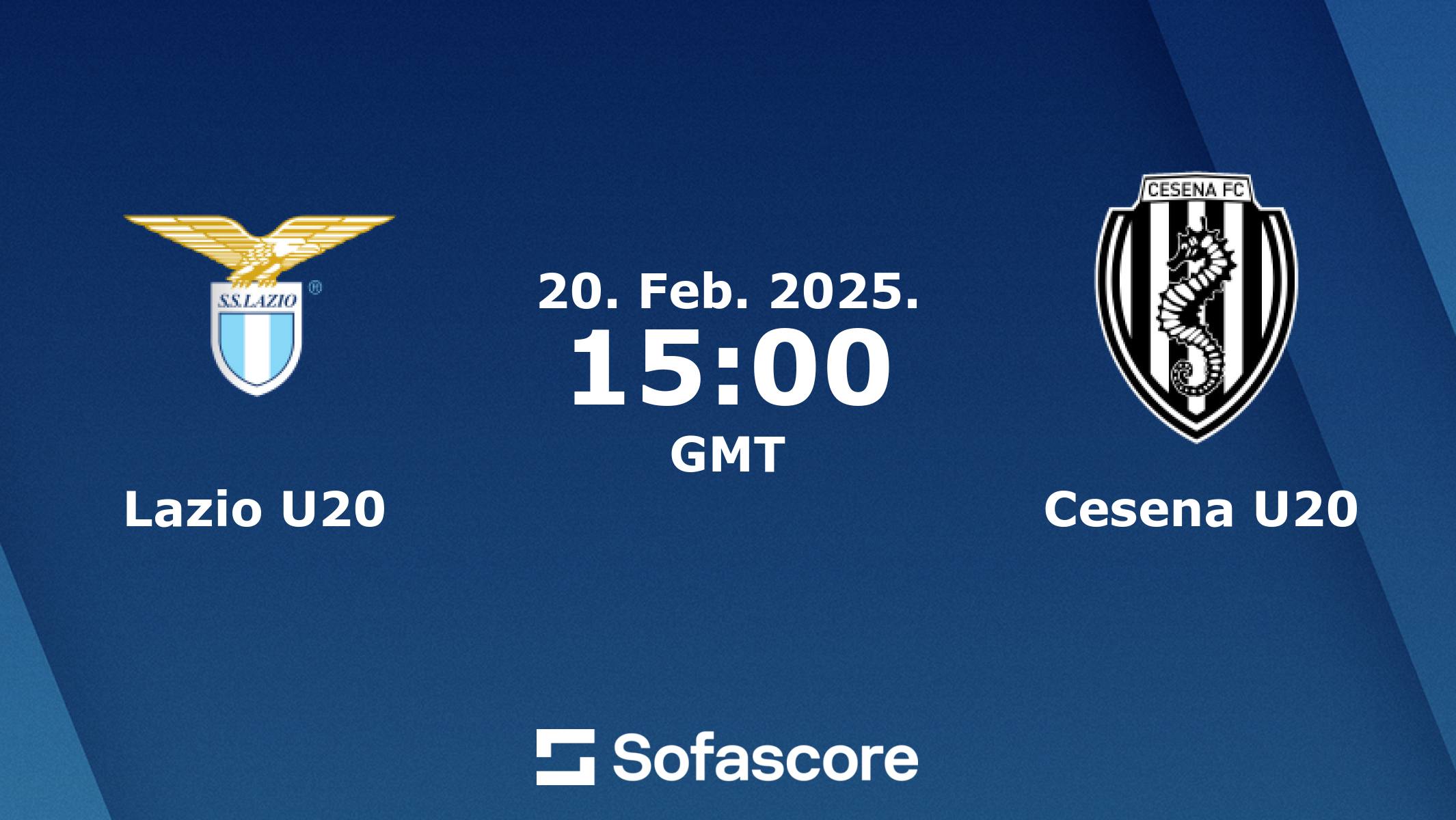 Lazio U20 vs Cesena U20 live score H2H and lineups Sofascore