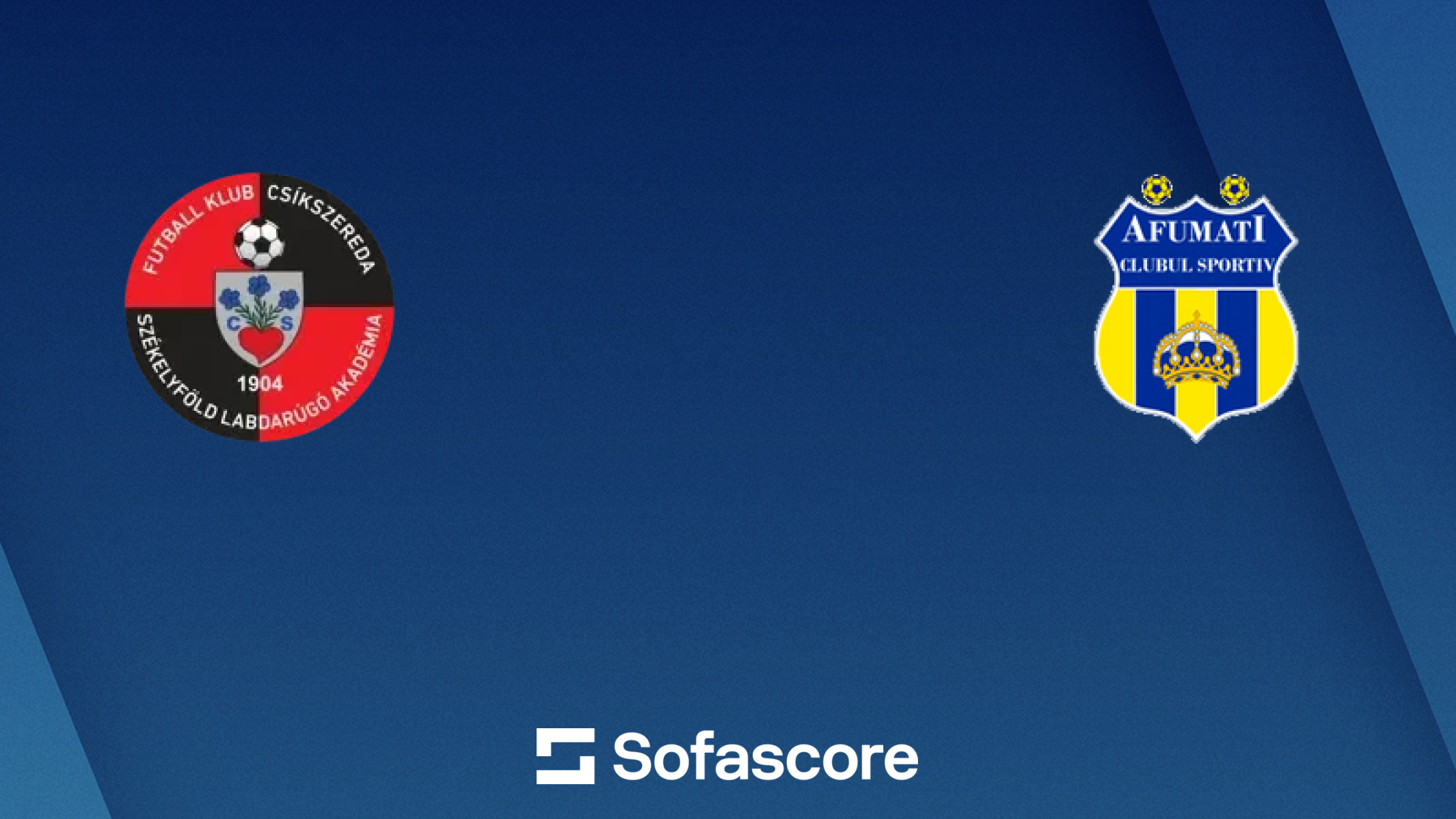 FK Csíkszereda Miercurea Ciuc vs CS Afumați live score, H2H and lineups | Sofascore