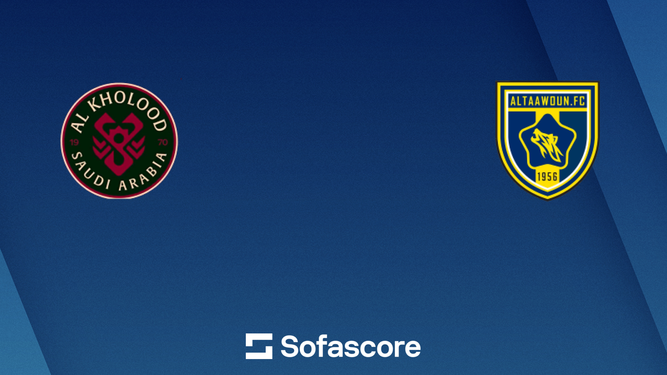 Al-Kholood vs Al-Taawoun live score, H2H and lineups | Sofascore