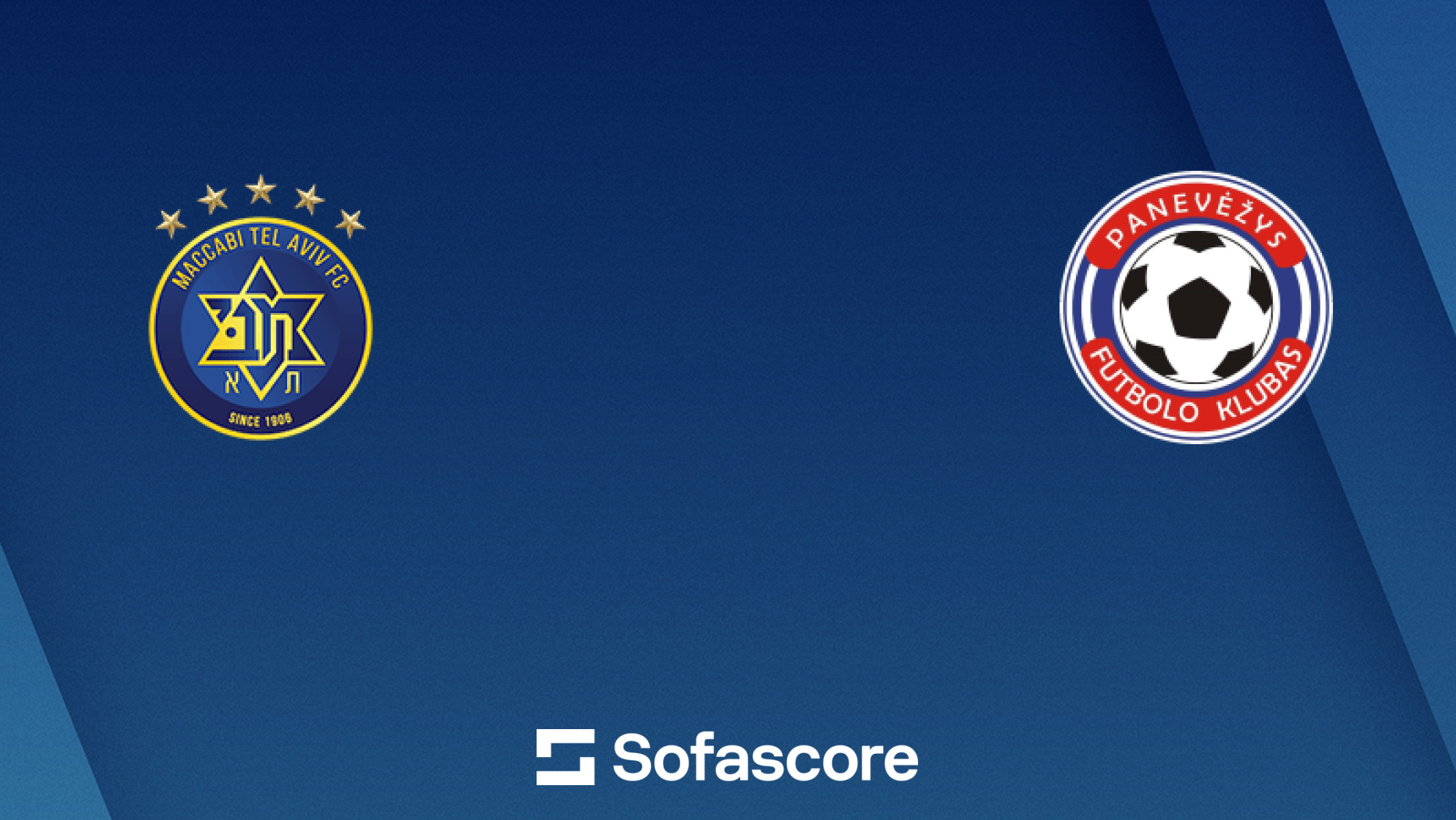 Maccabi Tel Aviv vs FK Panevėžys live score, H2H and lineups | Sofascore