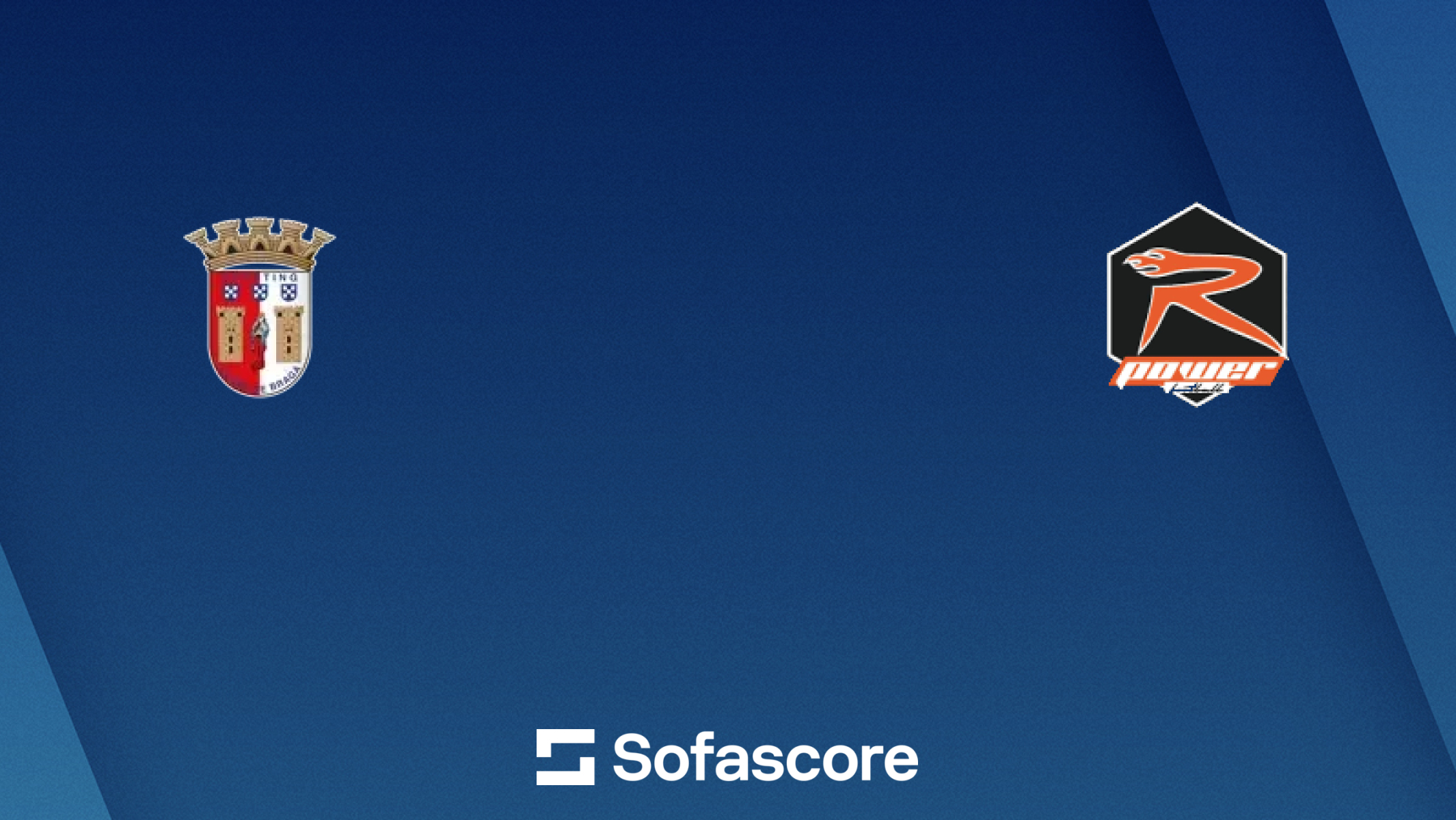 SC Braga vs Racing Power Football Club live score, H2H and lineups | Sofascore
