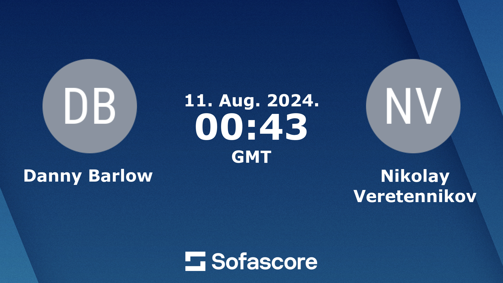 Danny Barlow - Nikolay Veretennikov results, odds and stats | Sofascore Danny Barlow - Nikolay Veretennikov results, odds and stats | Sofascore