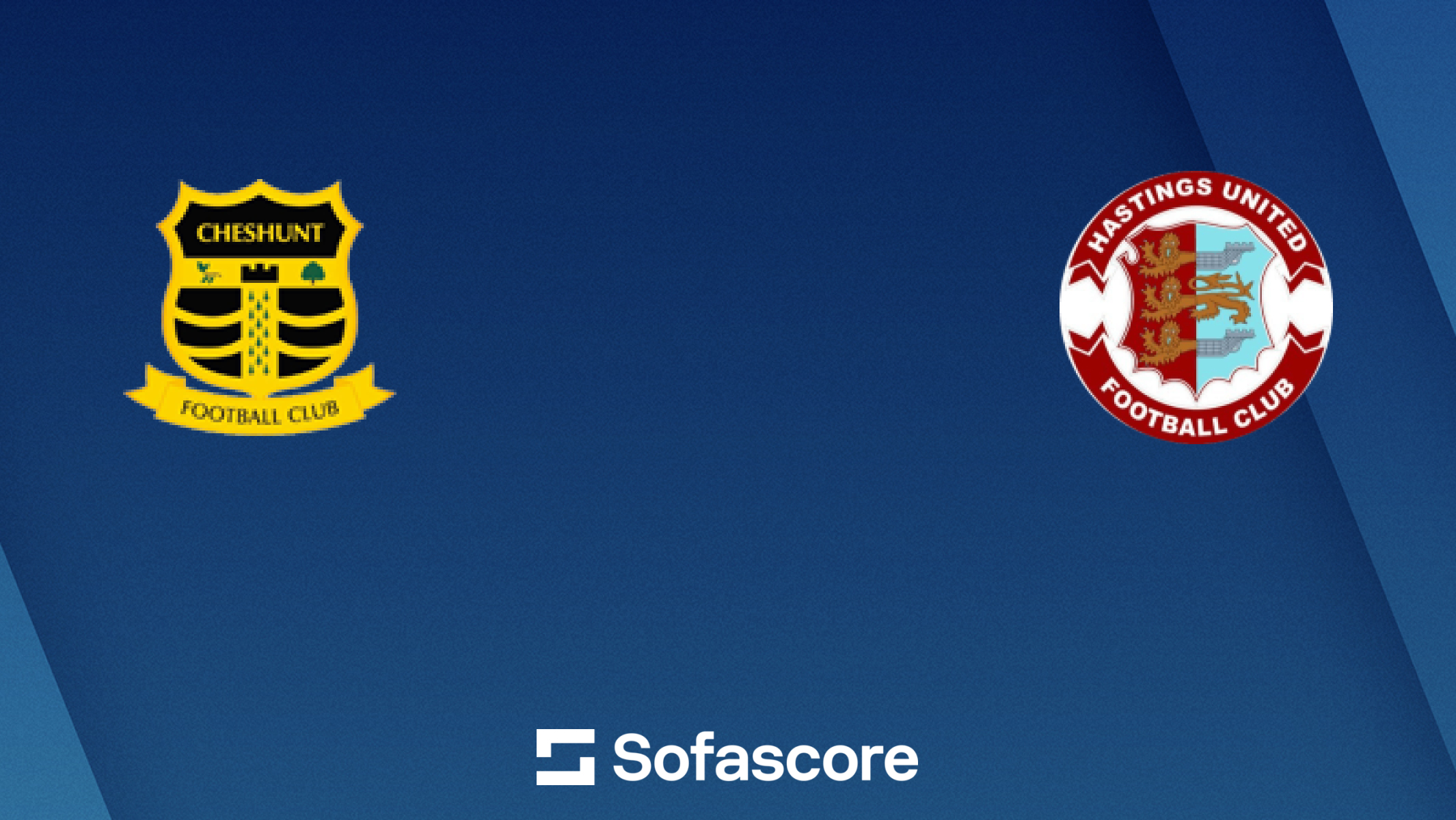 Cheshunt FC vs Hastings United live score, H2H and lineups | Sofascore