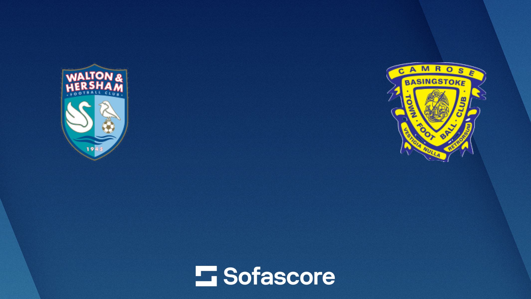 Walton & Hersham vs Basingstoke Town live score, H2H and lineups ...