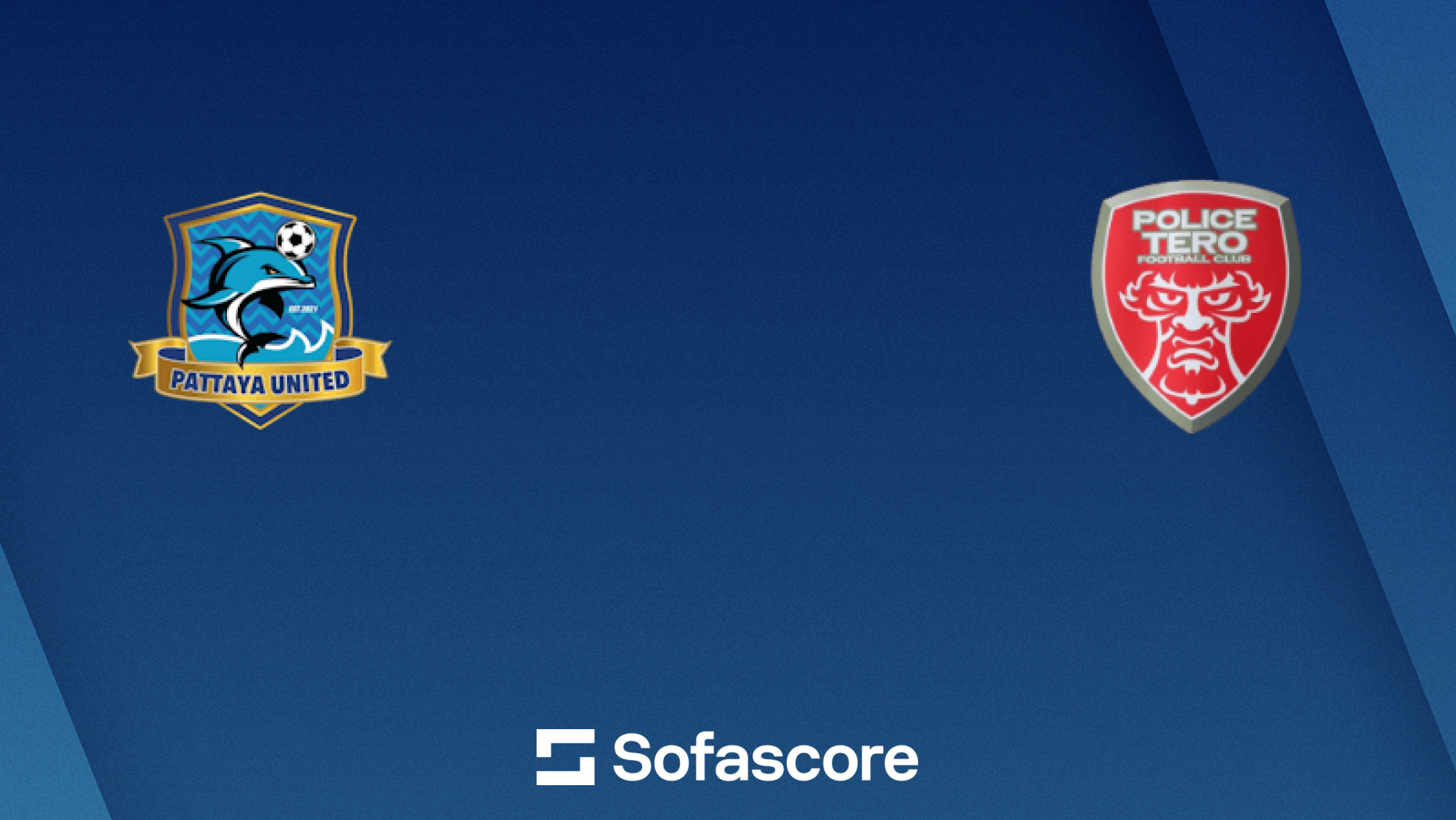 Pattaya United vs Police Tero live score, H2H and lineups | Sofascore