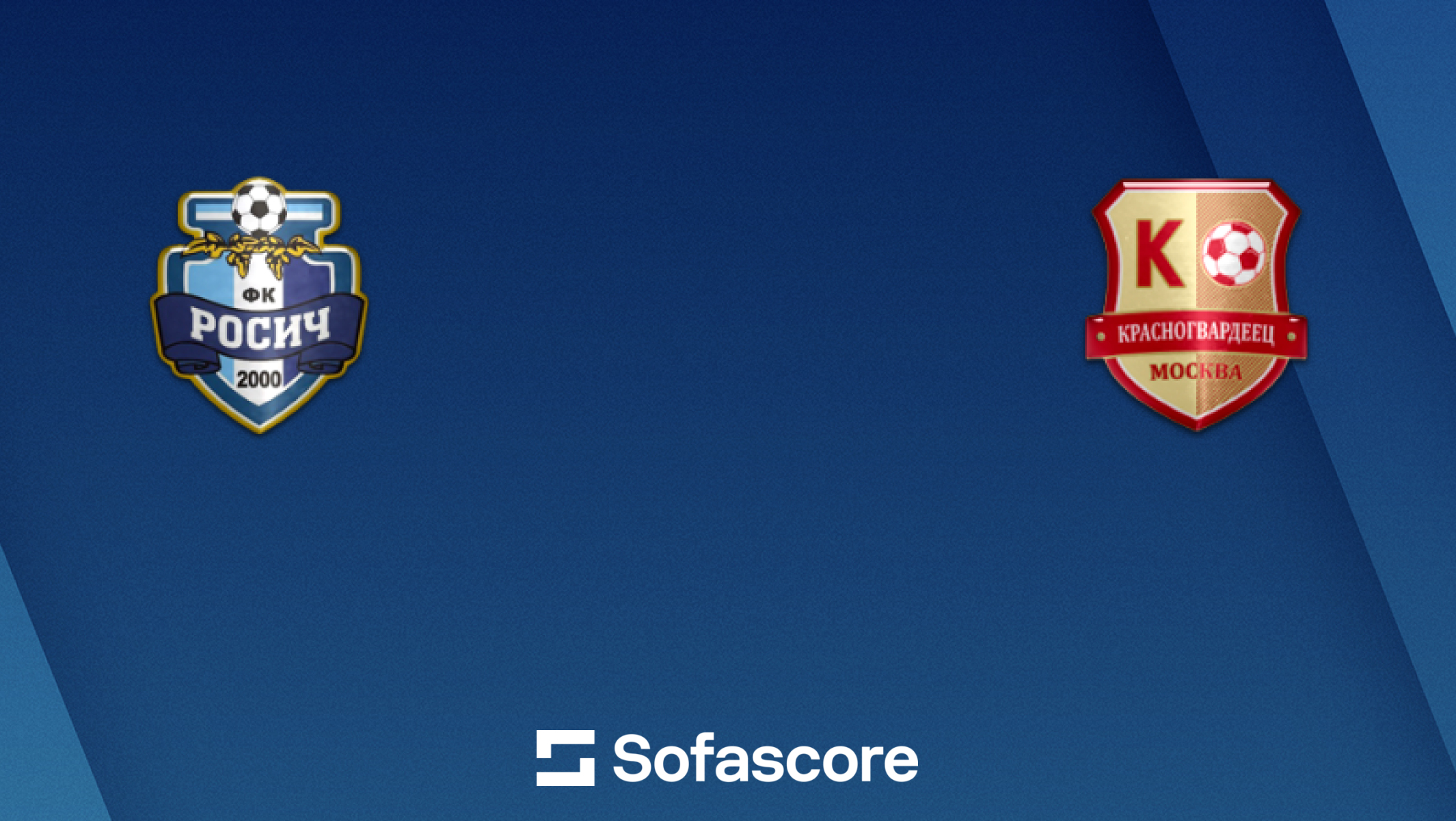 Rosich-M Moscow vs Krasnogvardeets live score, H2H and lineups | Sofascore