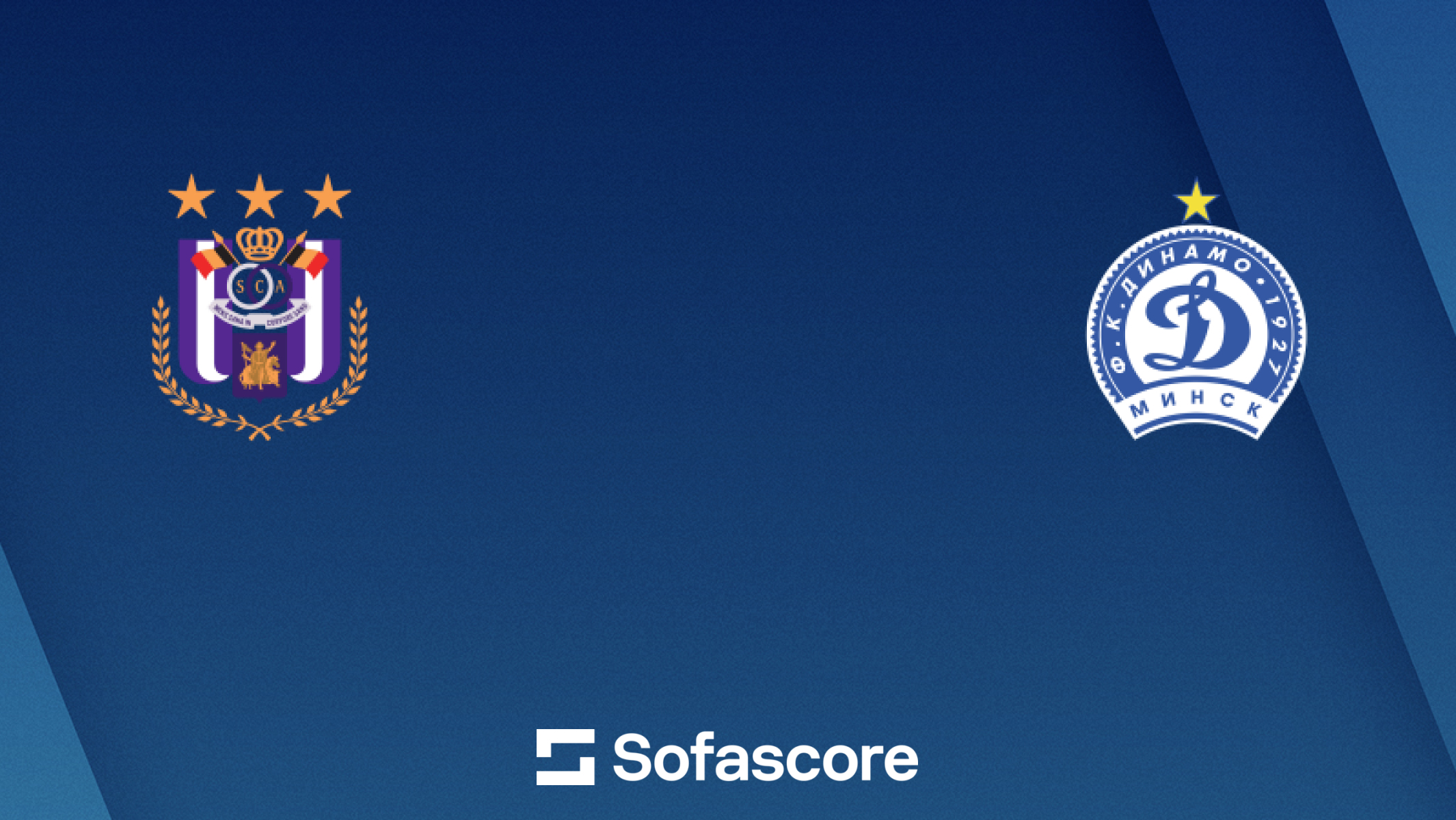 RSC Anderlecht vs Dinamo Minsk live score, H2H and lineups | Sofascore