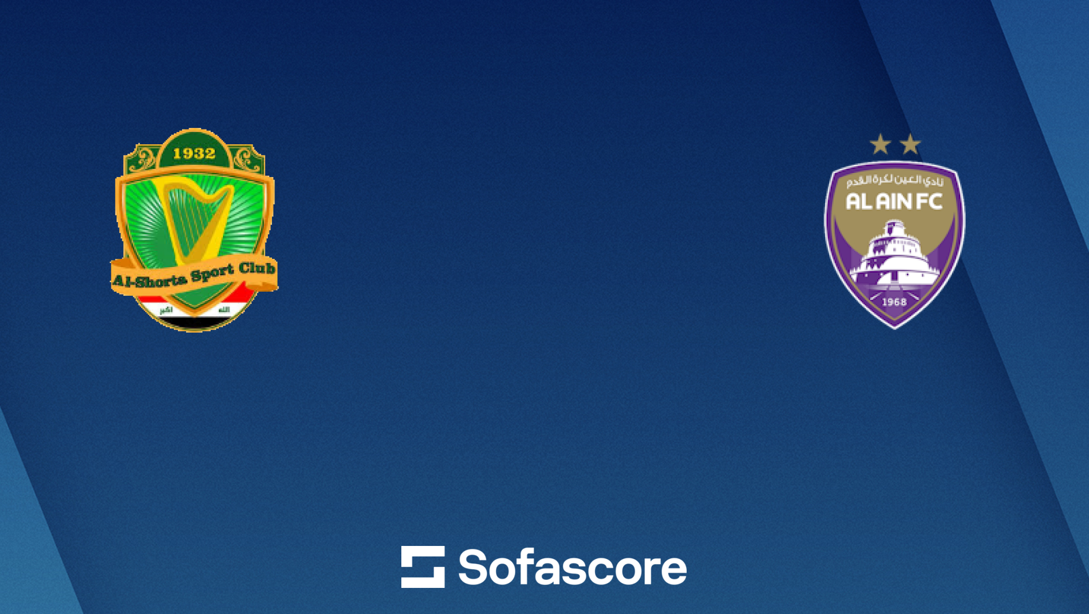Al-Shorta vs Al-Ain live score, H2H and lineups | Sofascore