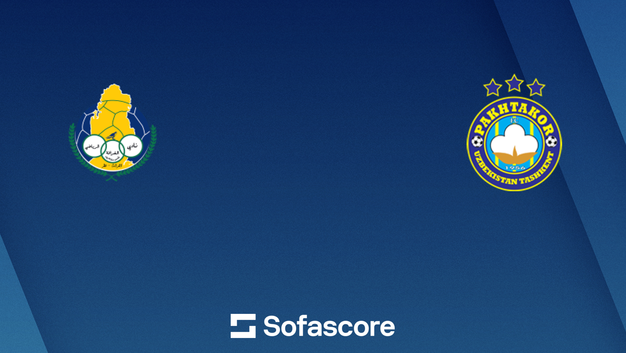 Al-Gharafa vs Pakhtakor Tashkent live score, H2H and lineups | Sofascore