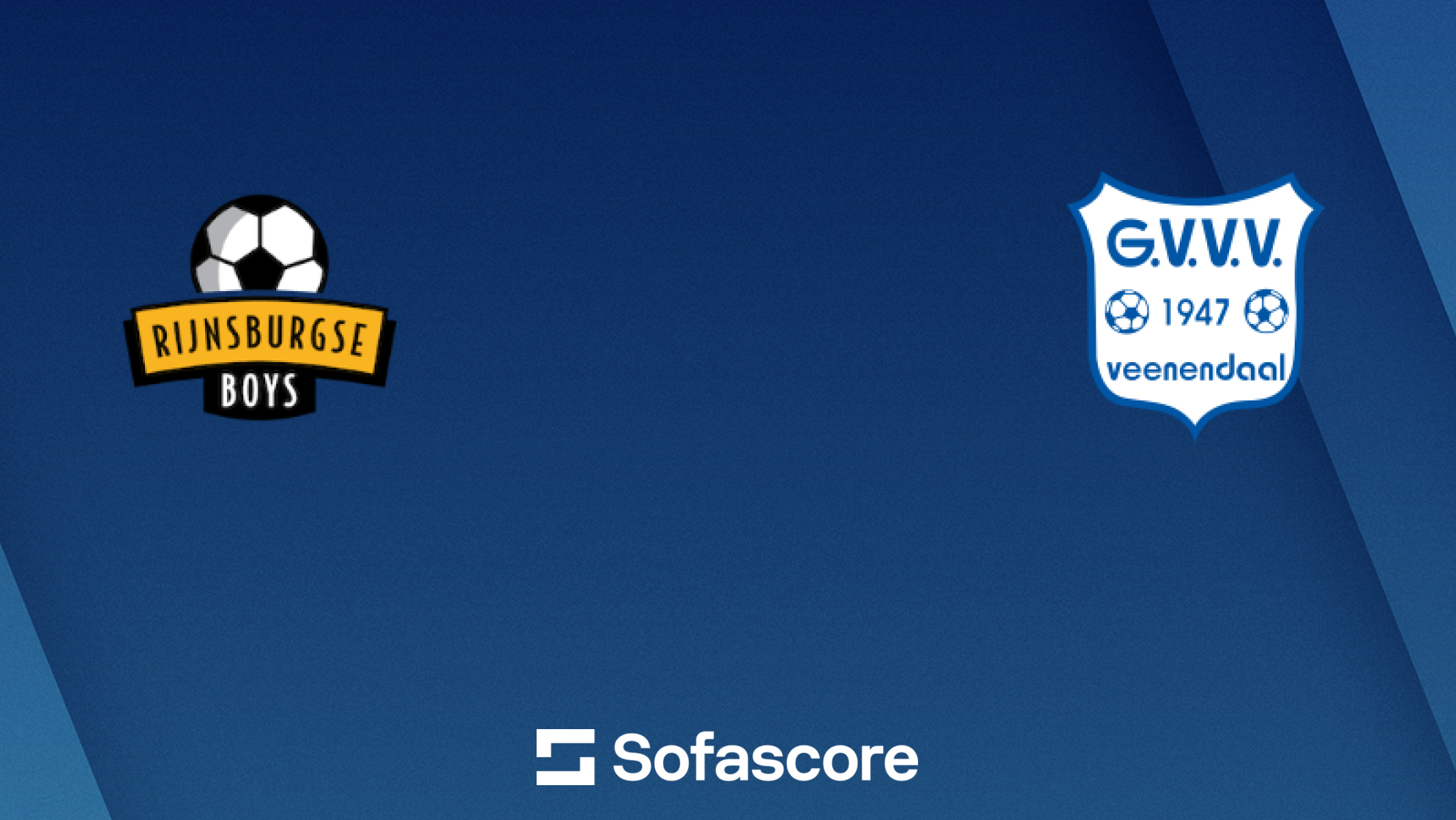 Rijnsburgse Boys vs GVVV live score, H2H and lineups | Sofascore