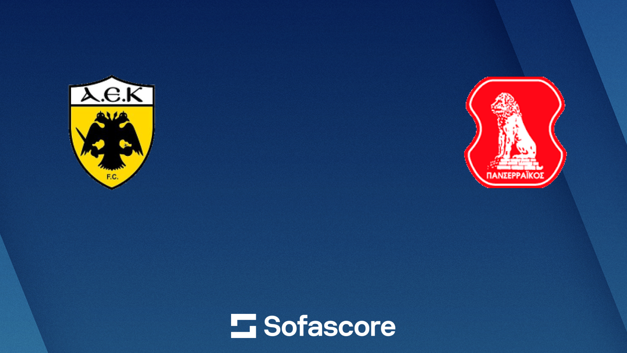AEK Athens U19 vs Panserraikos U19 live score, H2H and lineups | Sofascore