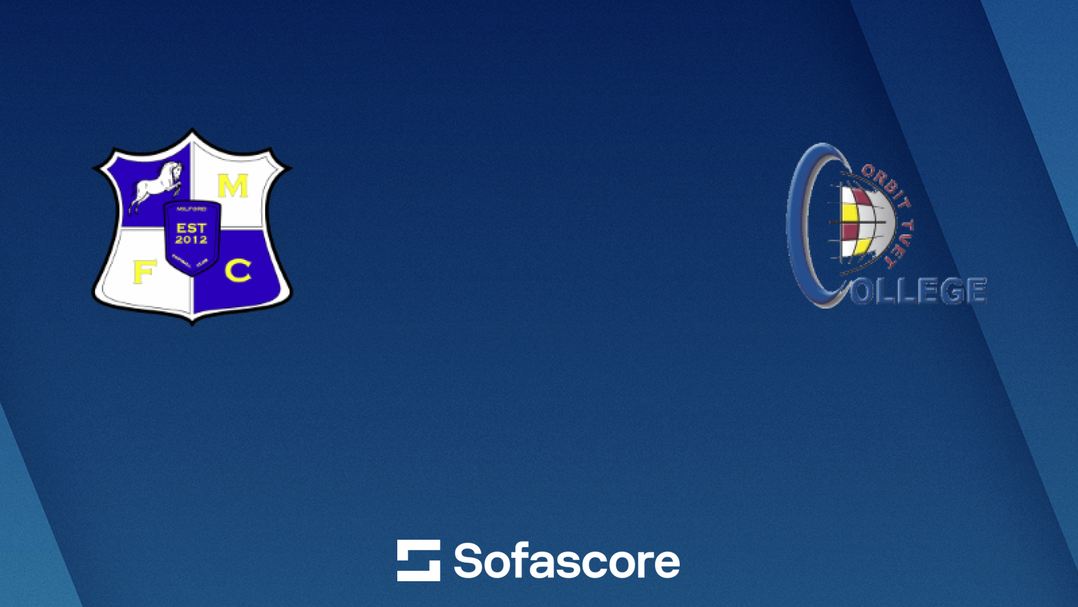 Milford FC vs ORBIT College FC live score, H2H and lineups | Sofascore