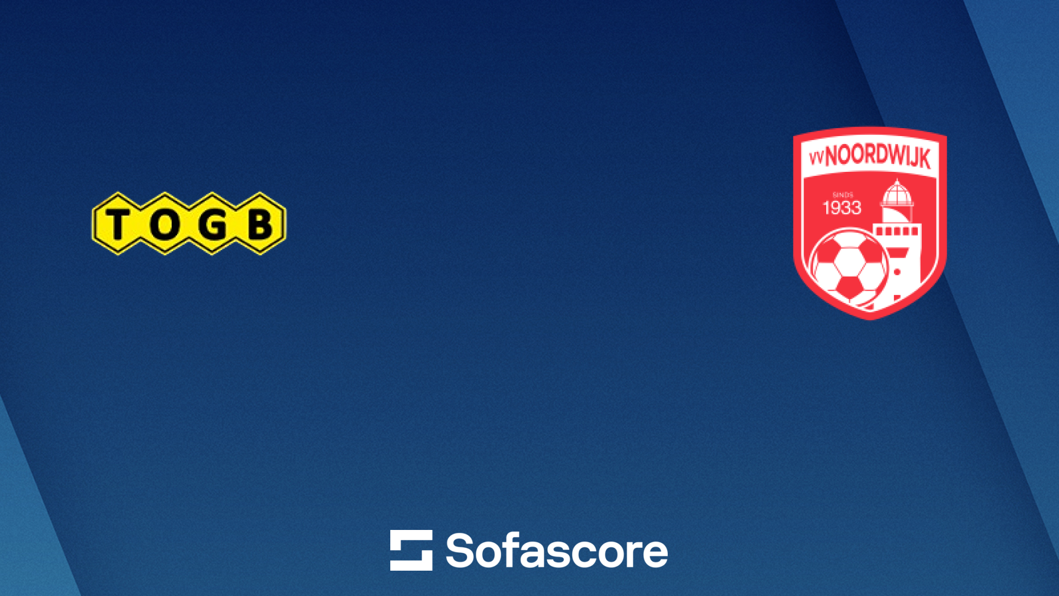 SV TOGB vs vv Noordwijk live score, H2H and lineups | Sofascore