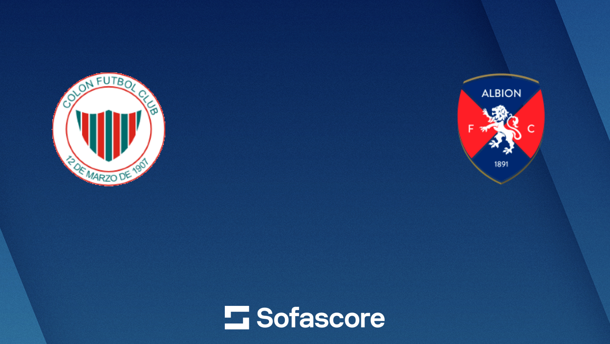 Colón FC vs Albion FC live score, H2H and lineups | Sofascore