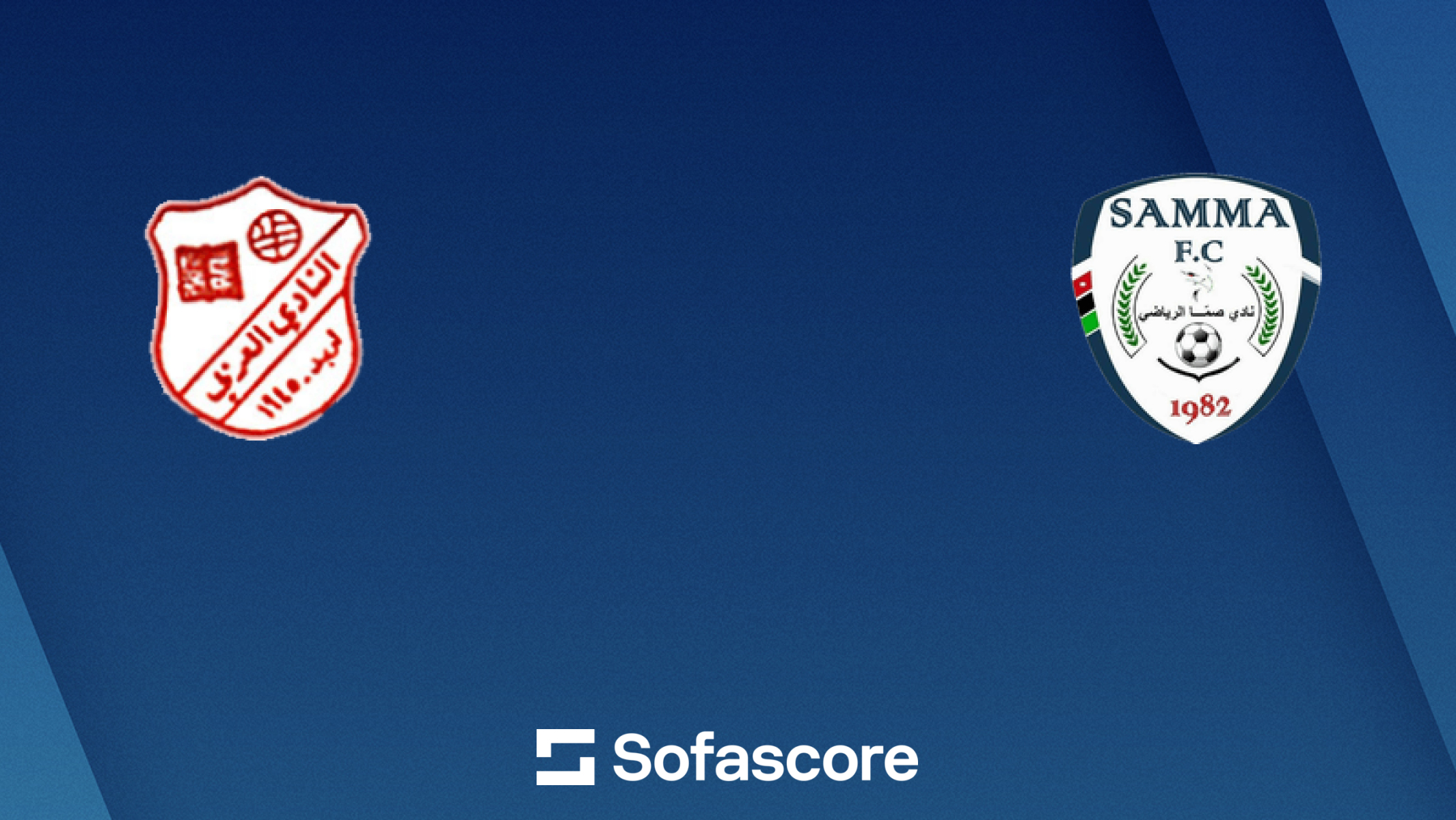 Al Arabi Jordan vs Sama live score, H2H and lineups | Sofascore