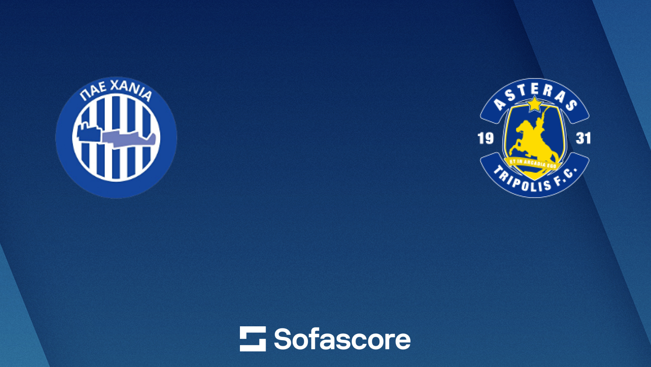 Chania F.C. vs Asteras B Aktor live score, H2H and lineups | Sofascore