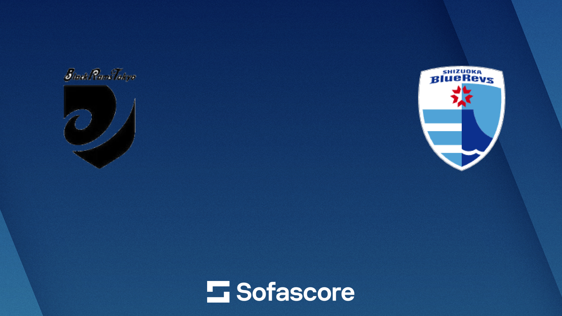 Black Rams Tokyo Shizuoka Blue Revs live score, video stream and H2H results - Sofascore
