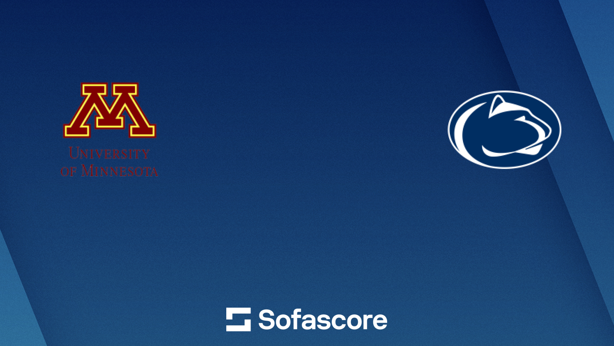 Minnesota Golden Gophers Penn State Nittany Lions live score and H2H ...