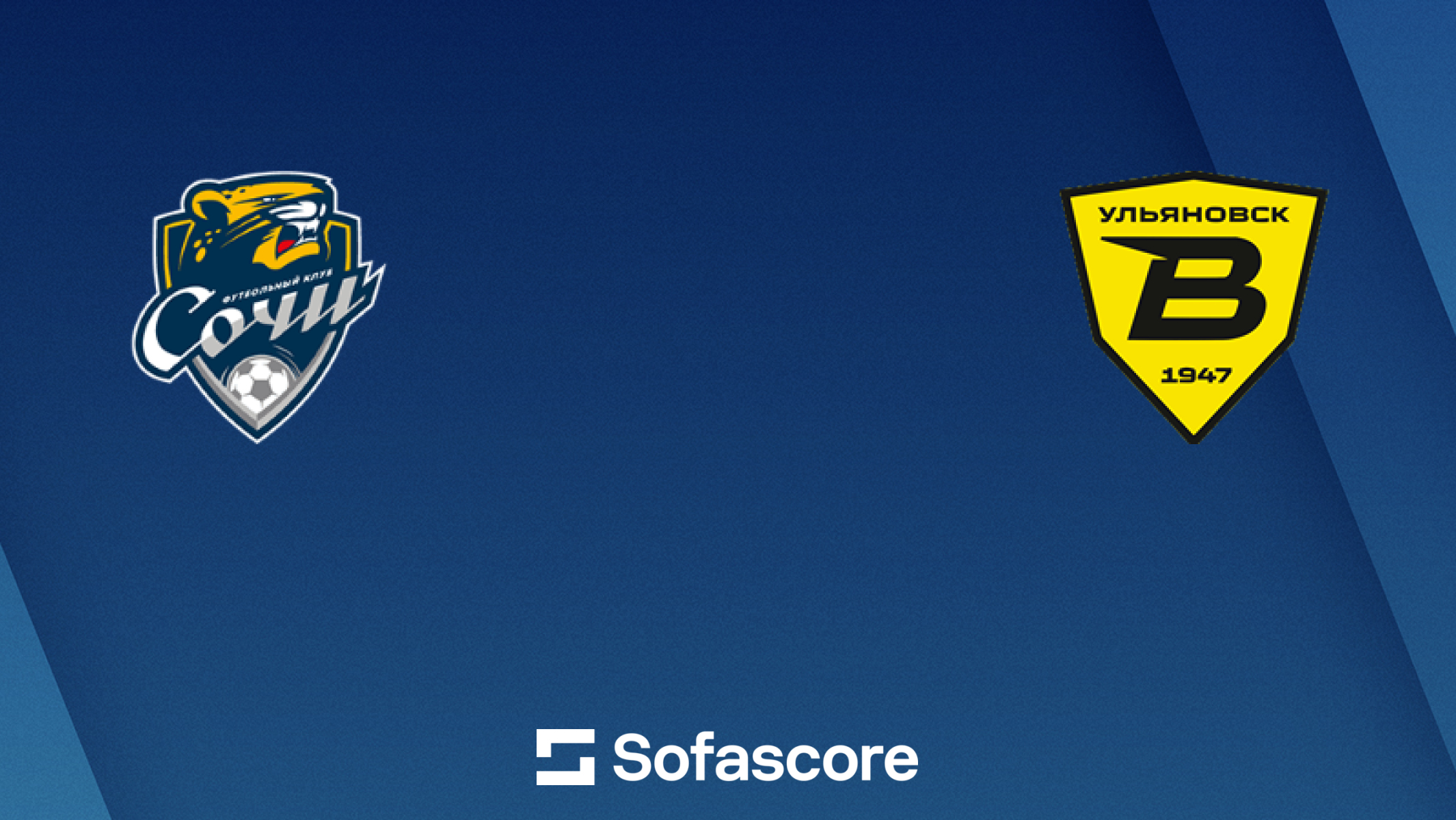 FC Sochi vs Volga Ulyanovsk live score, H2H and lineups | Sofascore