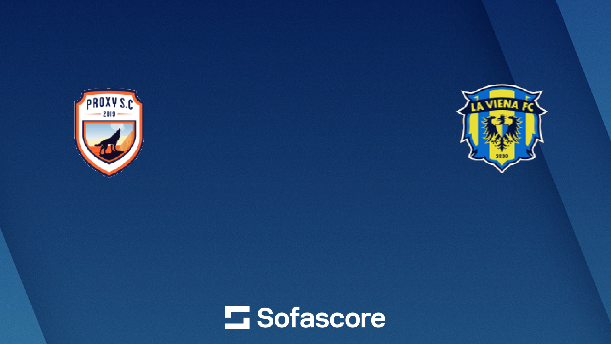 Proxy SC - La Viena FC canlı skor, H2H ve kadrolar | Sofascore