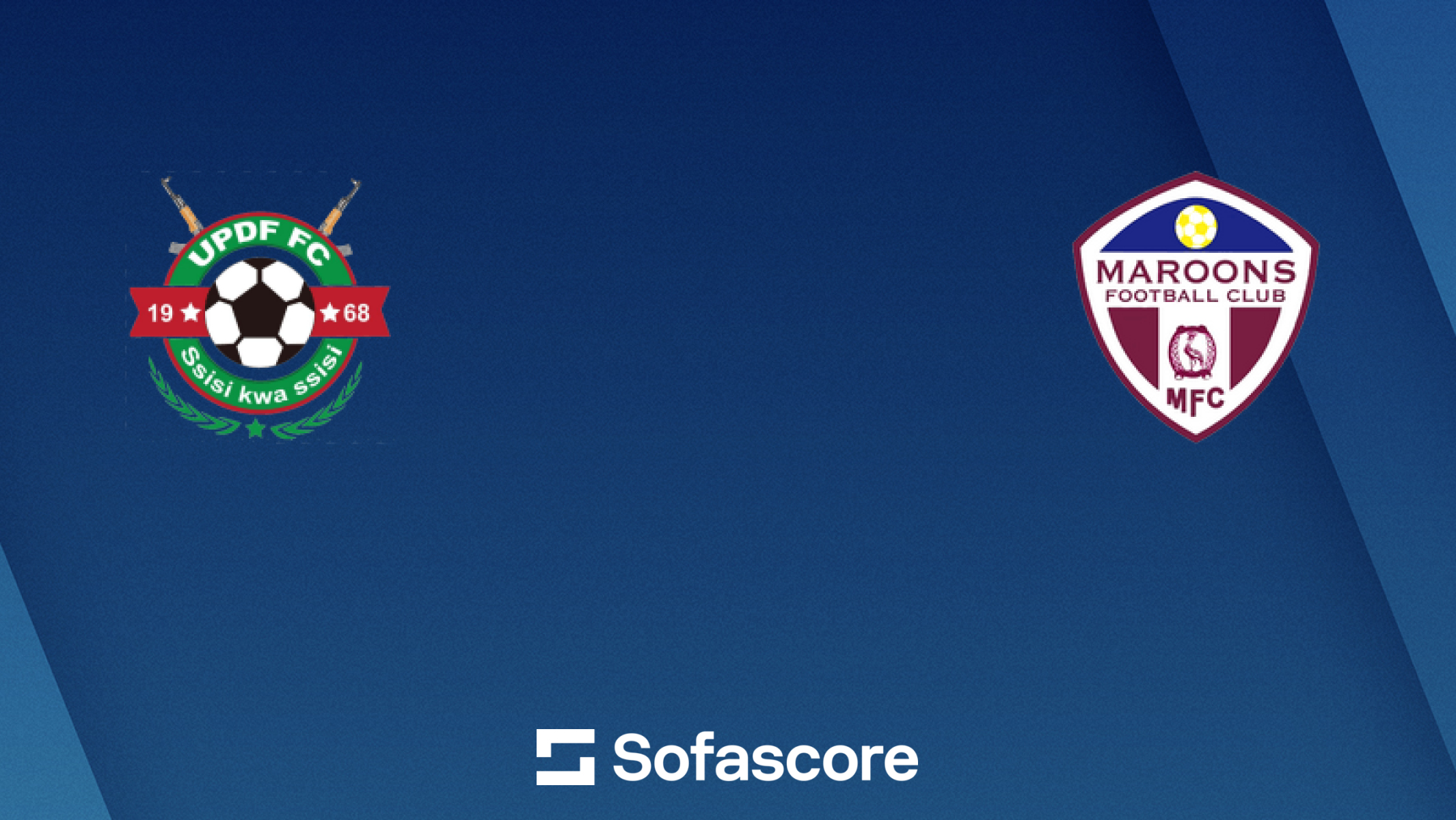 UPDF vs Maroons live score, H2H and lineups | Sofascore