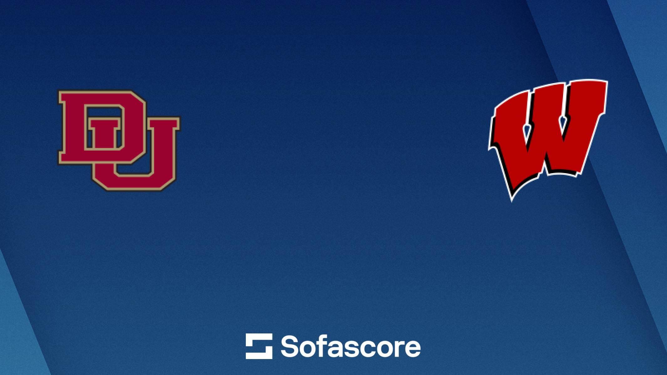 Denver Pioneers Wisconsin Badgers live score, video stream and H2H ...
