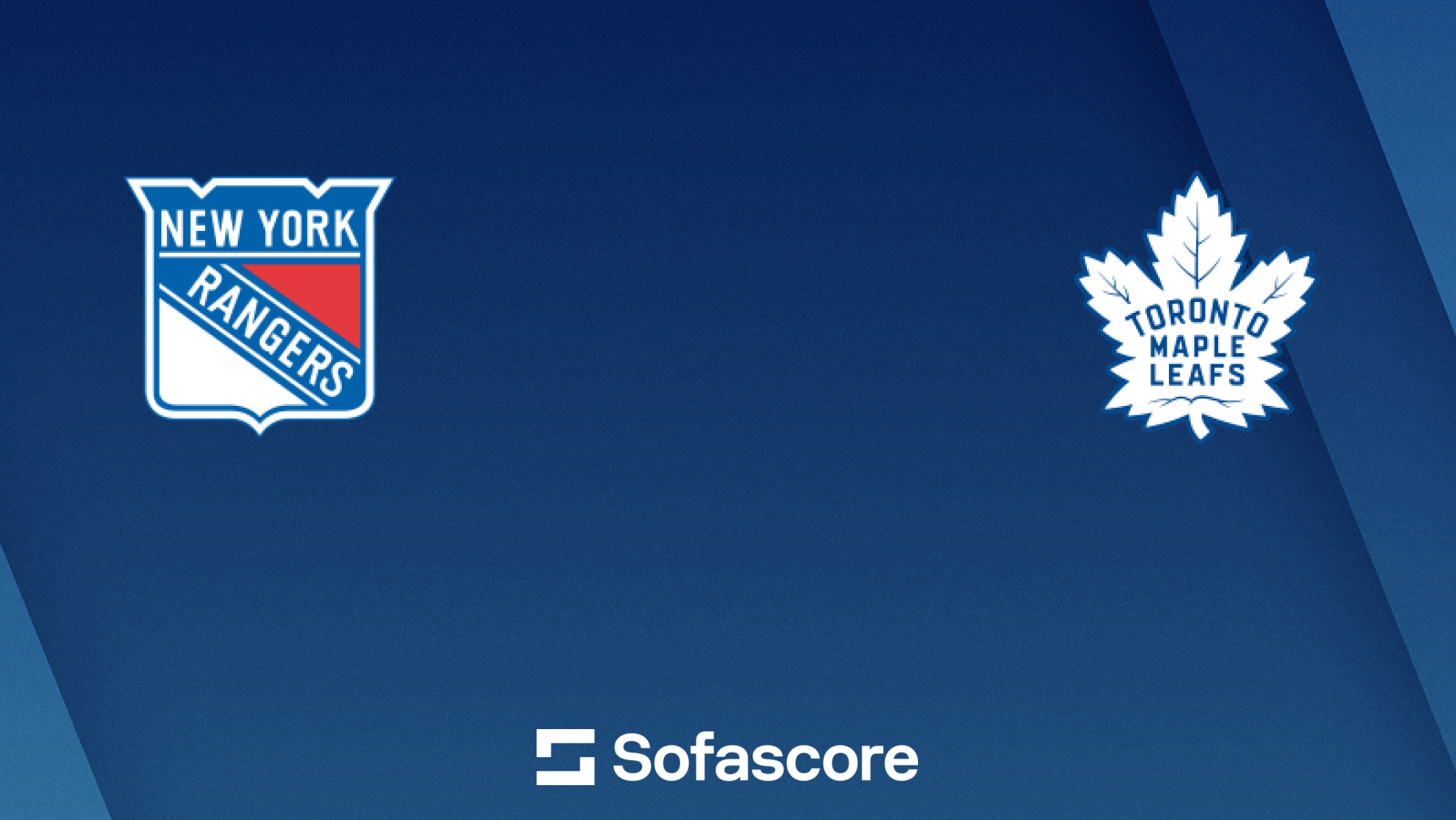 Rangers vs Maple Leafs scores & predictions | Sofascore