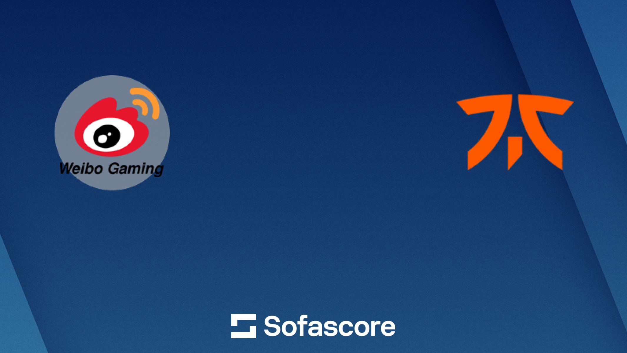 Weibo Gaming – Fnatic - Live score | Sofascore