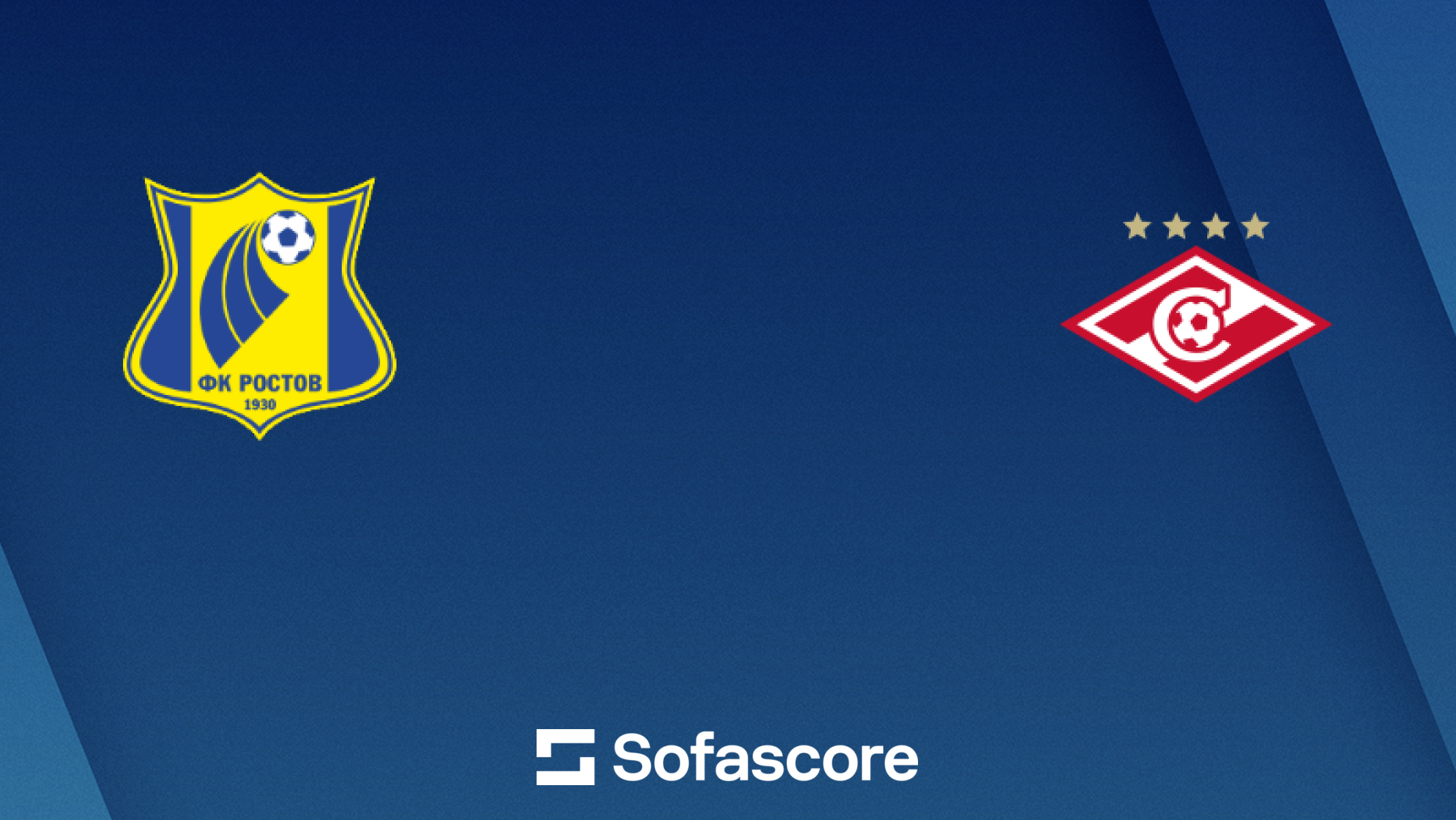 FC Rostov vs FC Spartak Moscow live score, H2H and lineups | Sofascore