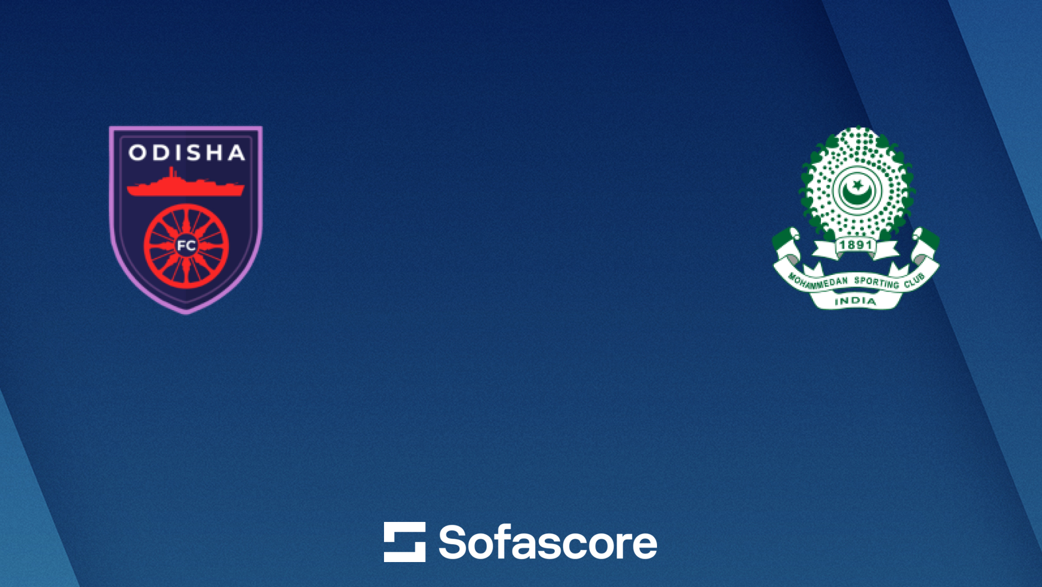 Odisha FC vs. Mohammedan SC – resultado em direto, confrontos diretos e equipas | Sofascore