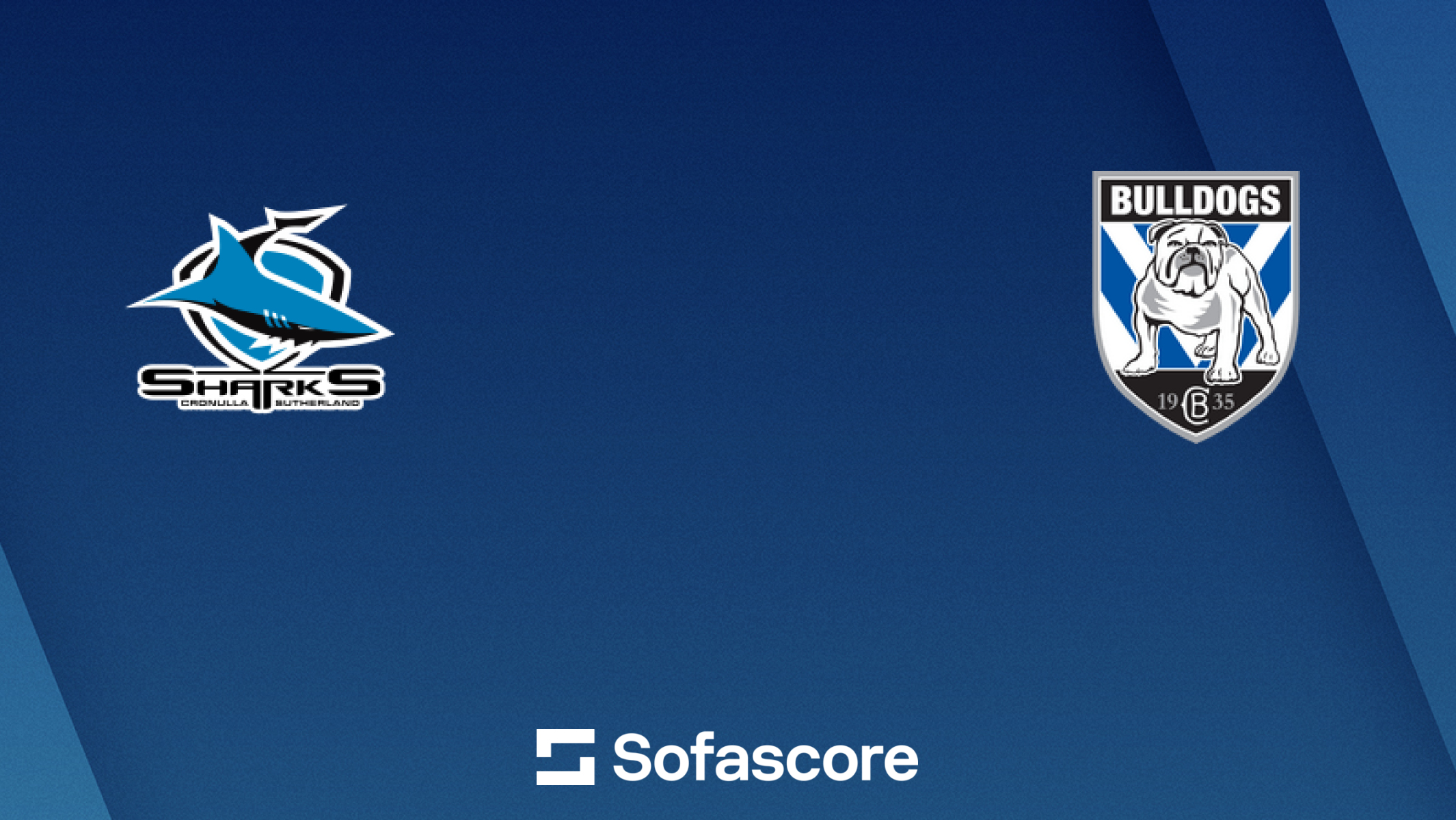 Cronulla Sharks Canterbury Bulldogs live score, video stream and H2H ...