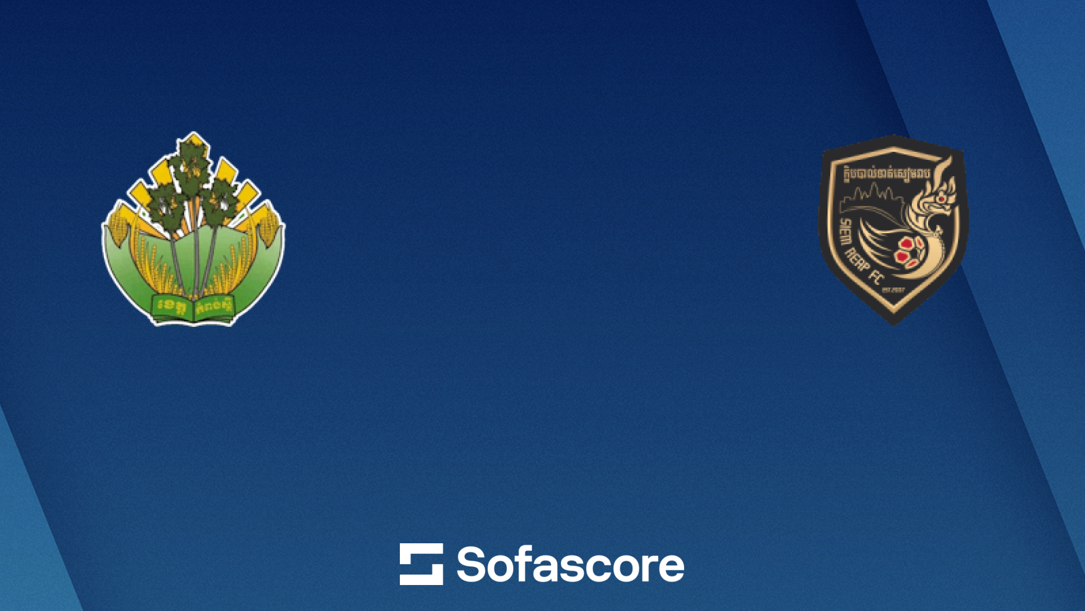 Kampong Speu vs Siem Reap live score, H2H and lineups | Sofascore