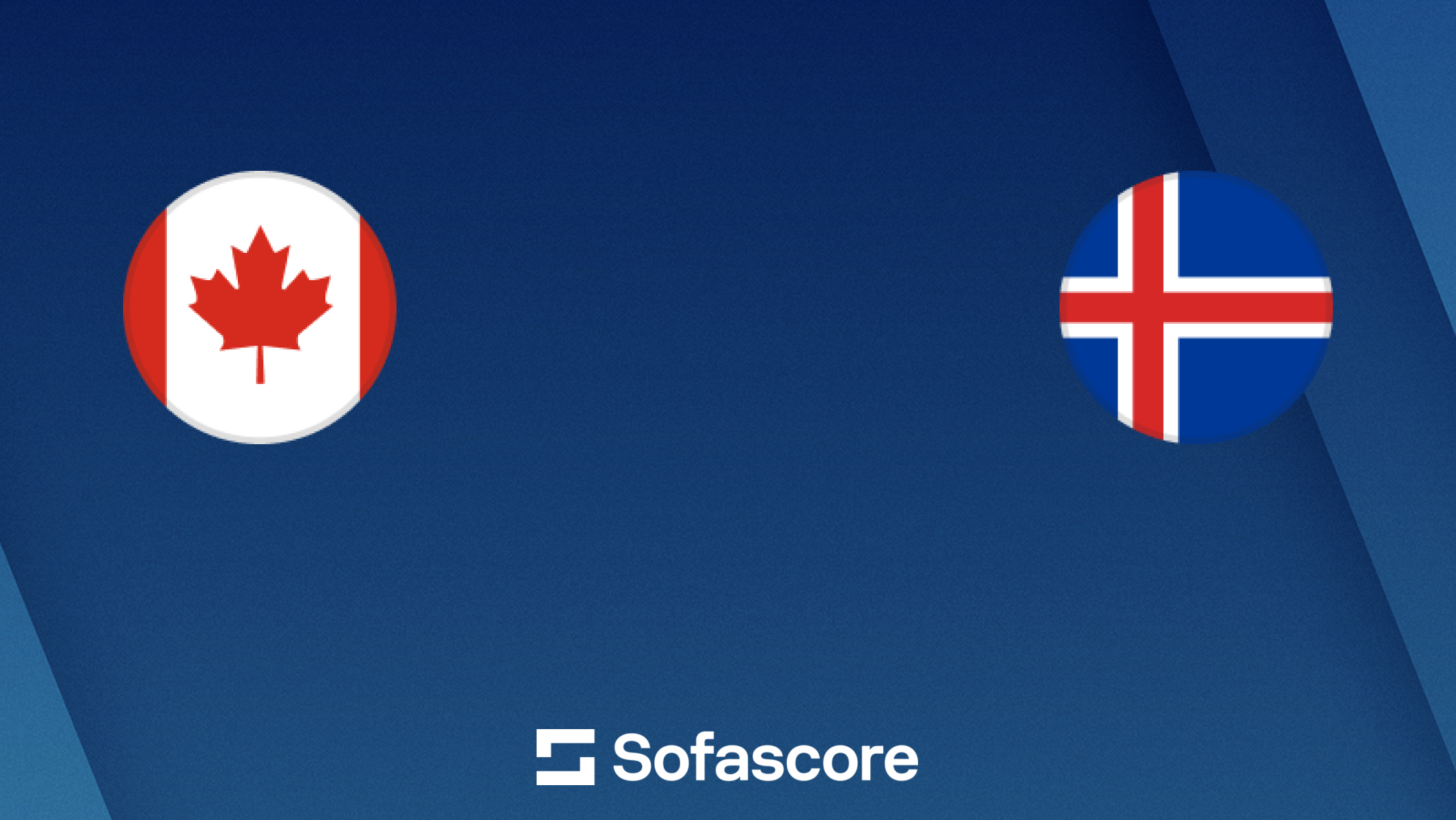 Canada vs Iceland live score, H2H and lineups | Sofascore