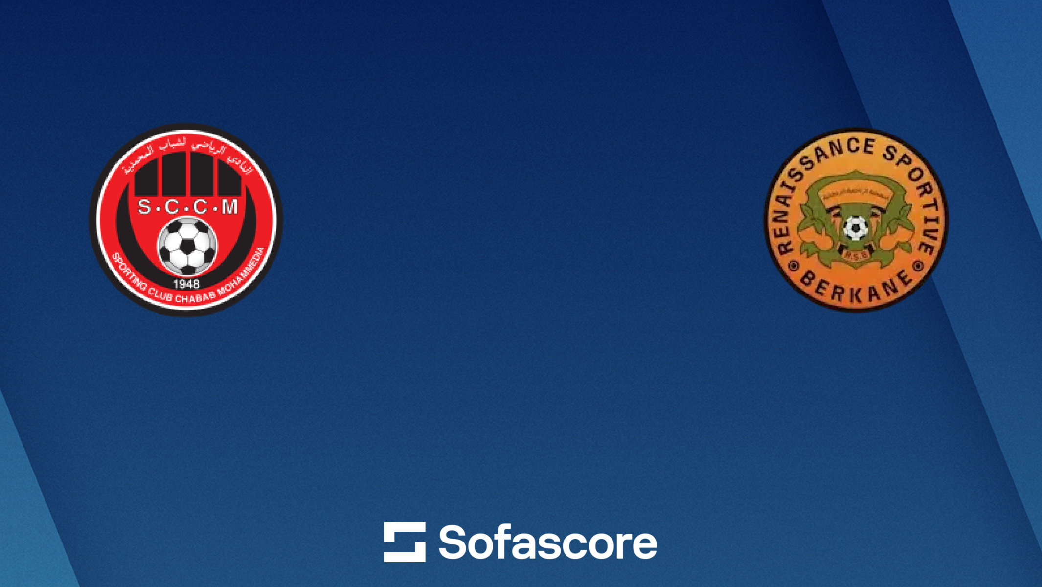 SC Chabab Mohammédia - RS Berkane Rezultati uživo, međusobni susreti i postave | Sofascore