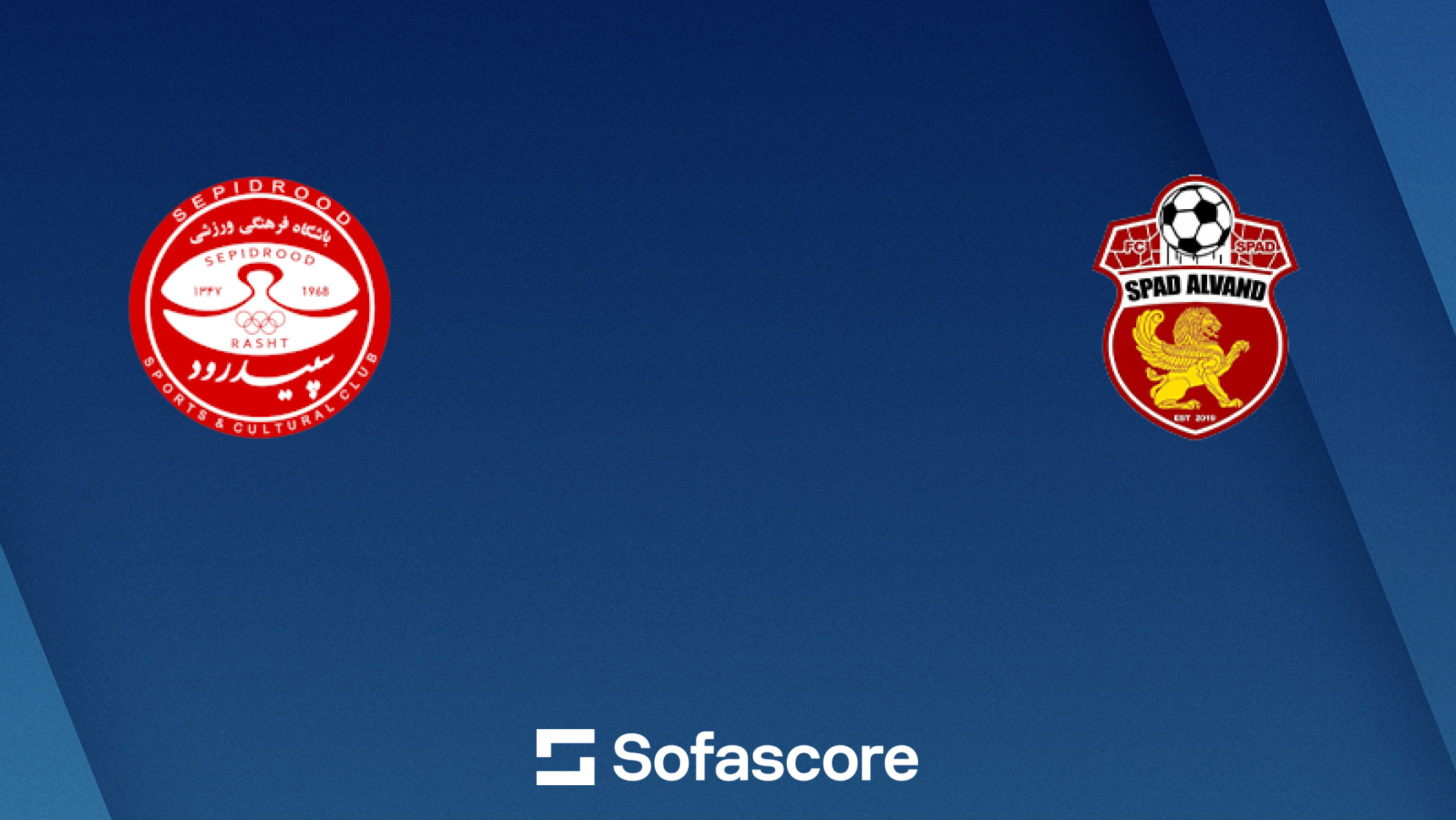 Sepidrood Rasht vs Spad Alvand FC live score, H2H and lineups | Sofascore