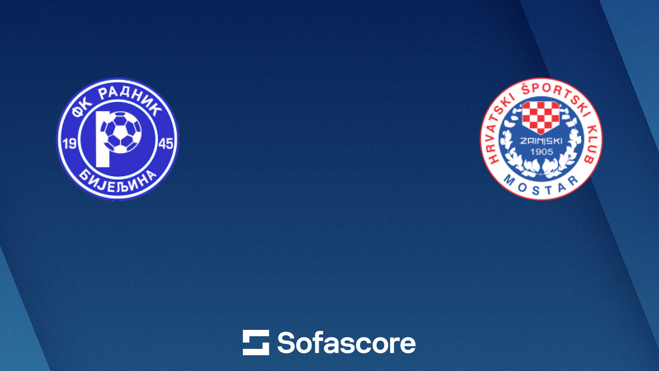 FK Radnik Bijeljina vs HŠK Zrinjski Mostar live score, H2H and lineups | Sofascore