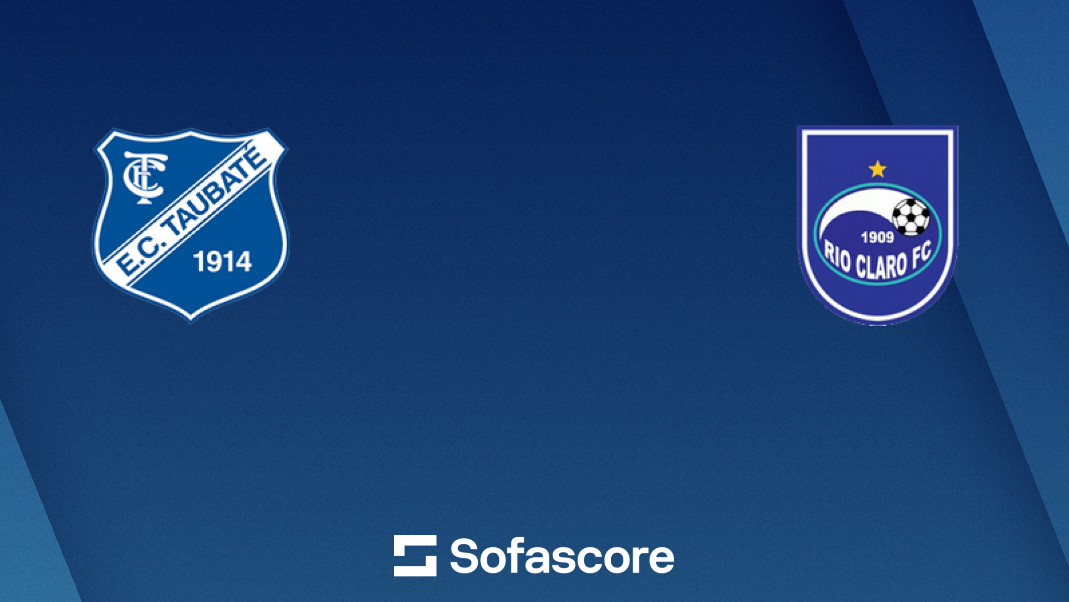 Taubaté vs Rio Claro FC live score, H2H and lineups | Sofascore