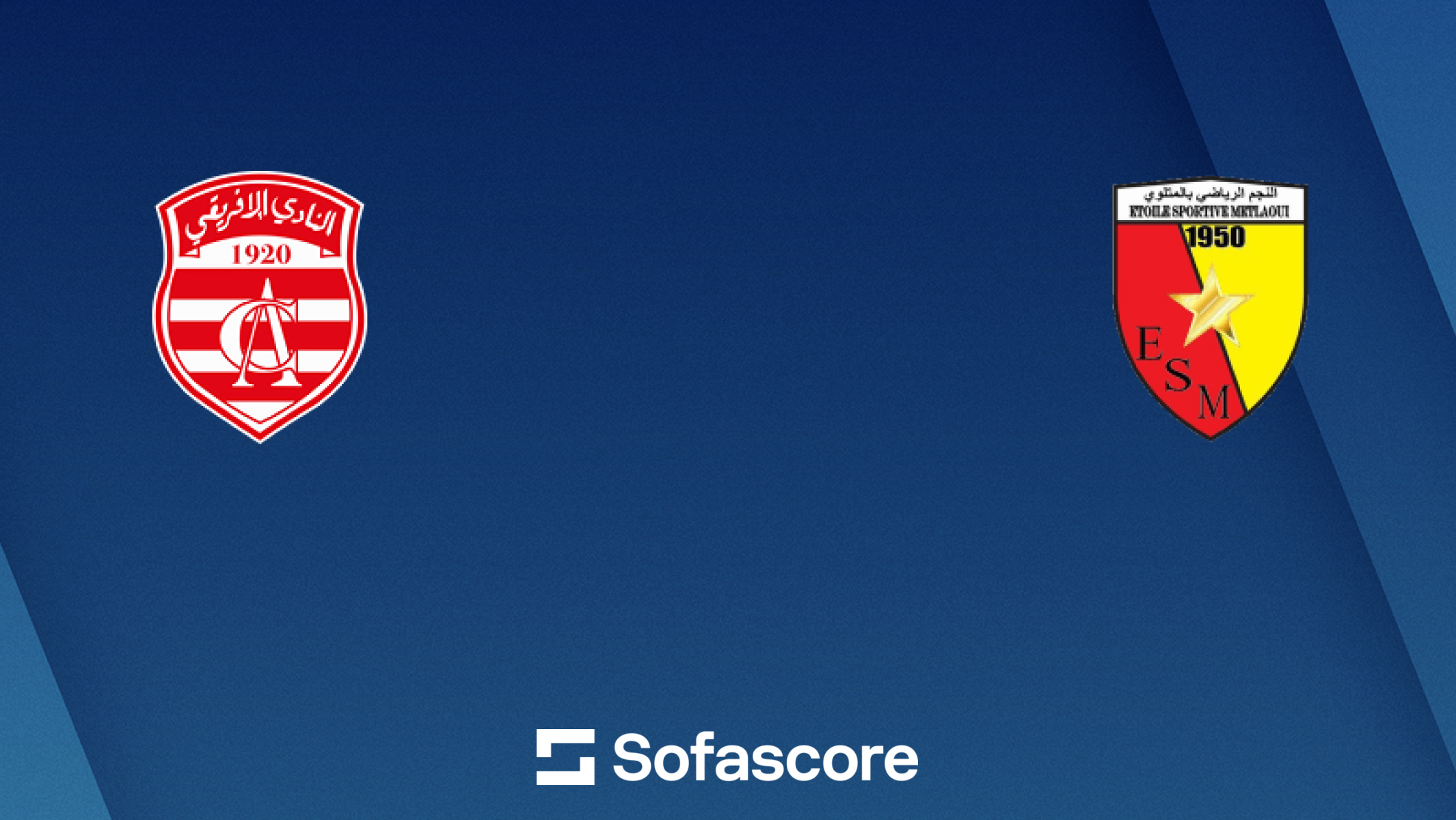 Club Africain vs ES Métlaoui live score, H2H and lineups | Sofascore
