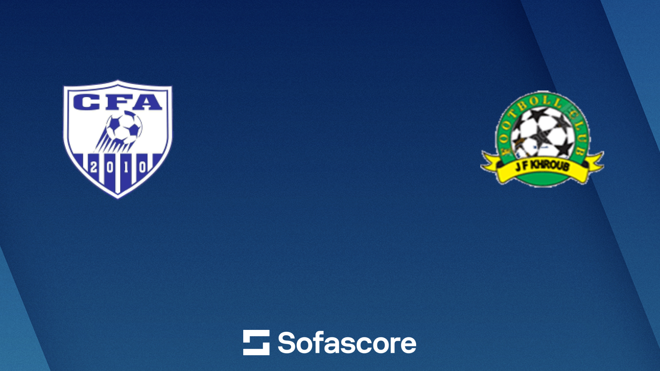 CF Akbou vs Jf Khroub live score, H2H and lineups | Sofascore