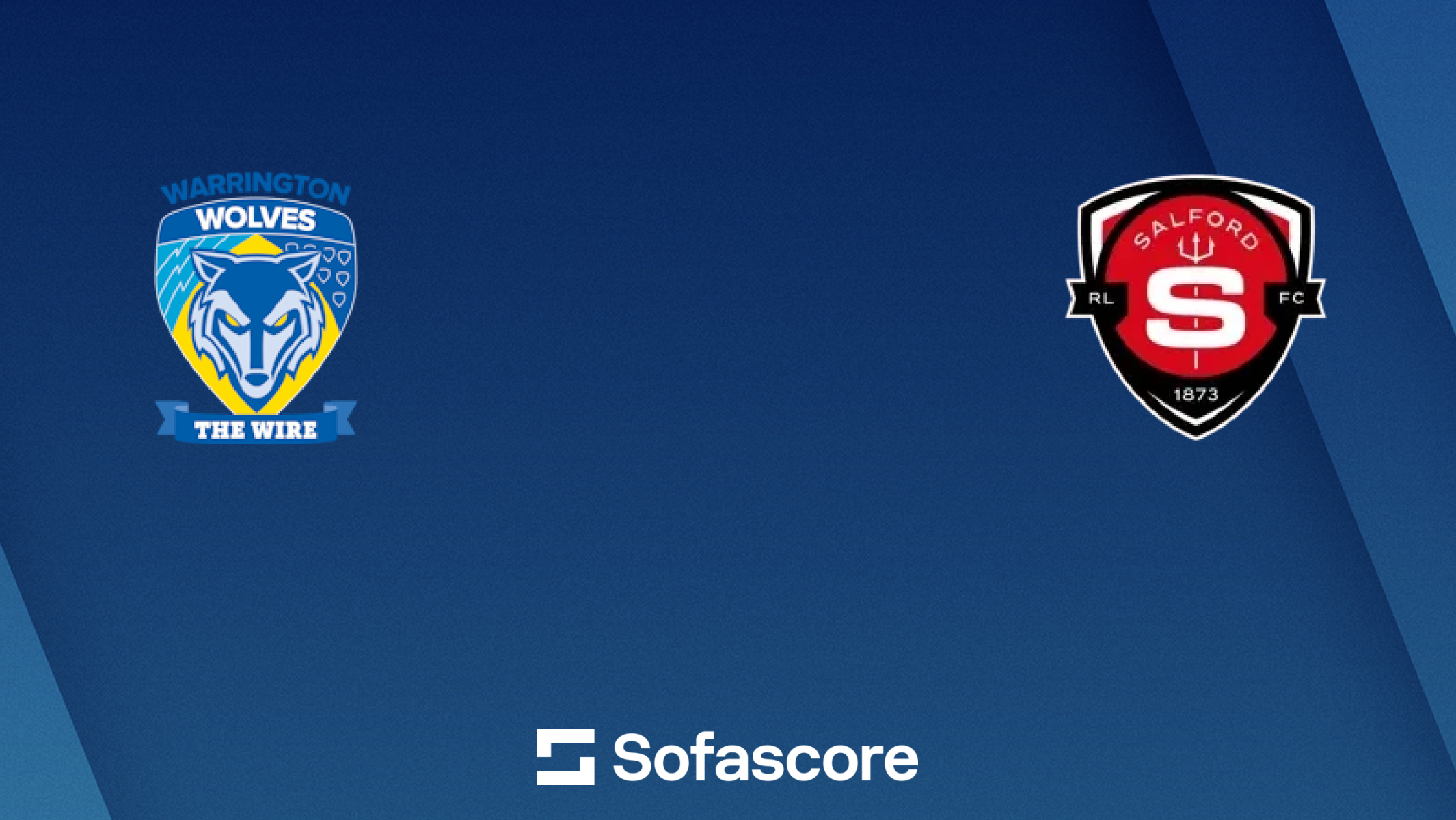 Warrington Wolves Salford Red Devils live score and H2H results - Sofascore